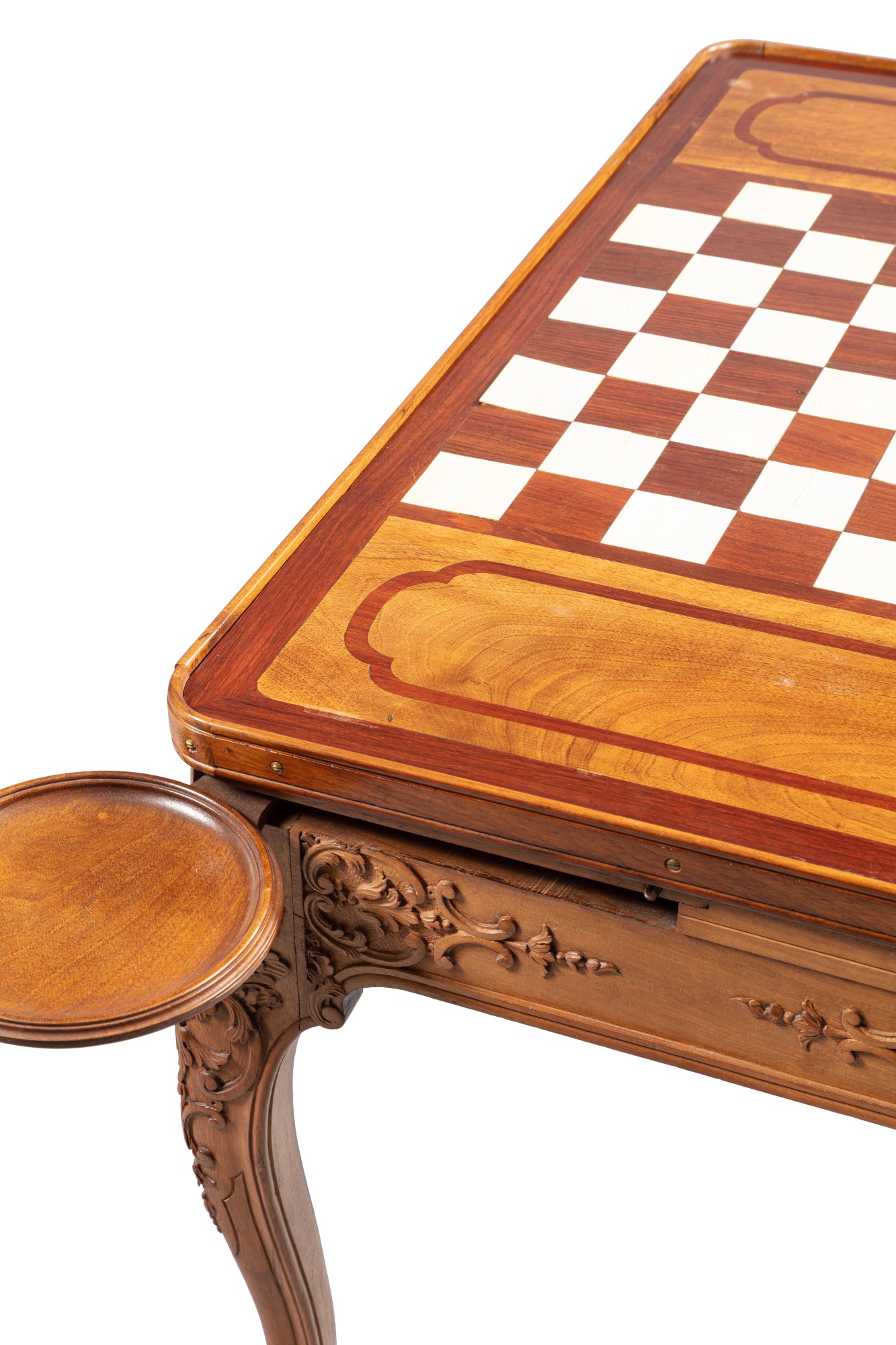 An ivory inlaid, amaranth and walnut tric-trac table, Louis XV, circa 1730 | Table tric trac en ...