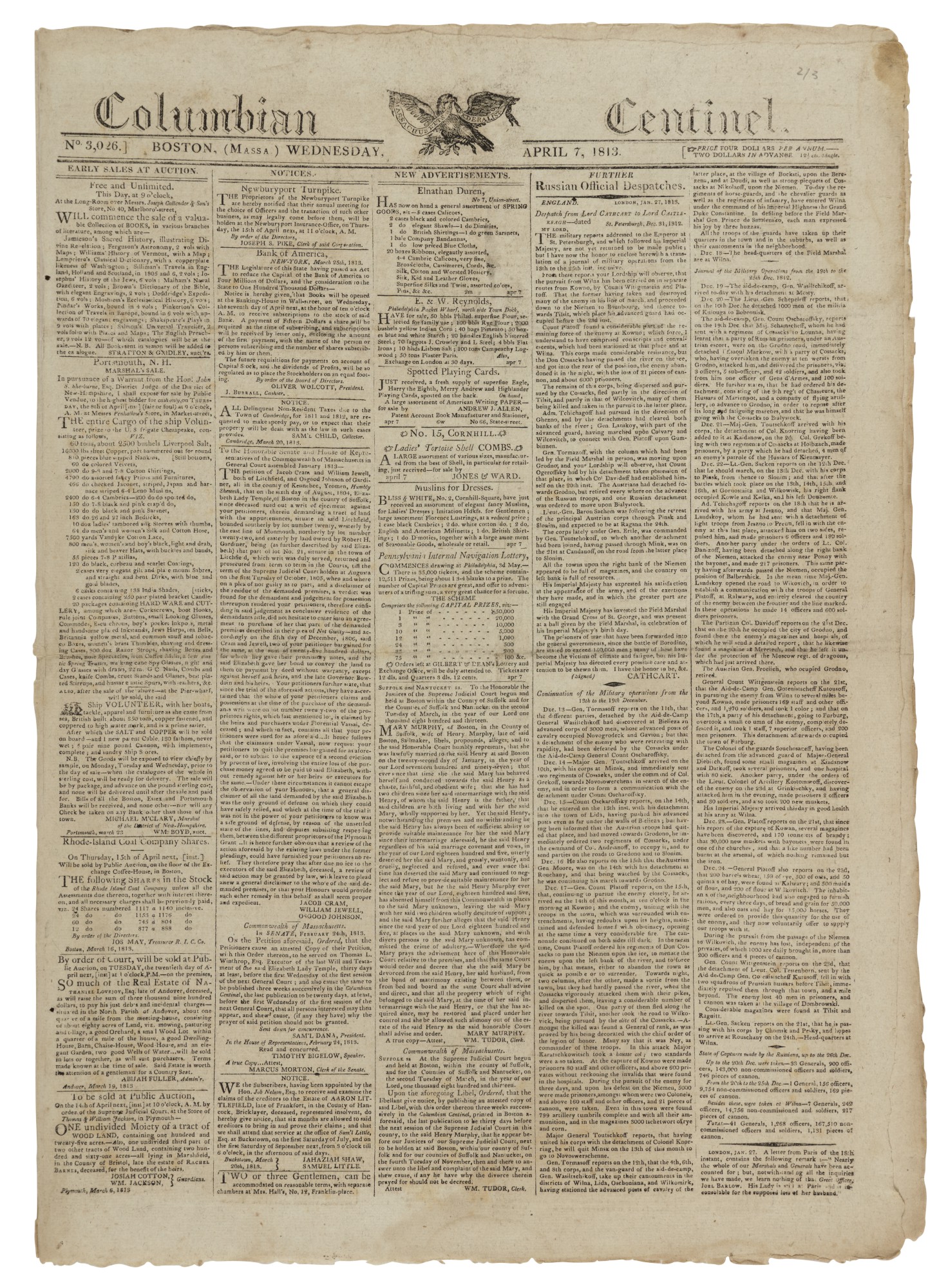 (GERRYMANDERING) | Early Gerrymander cartoon in the Columbian Centinal ...