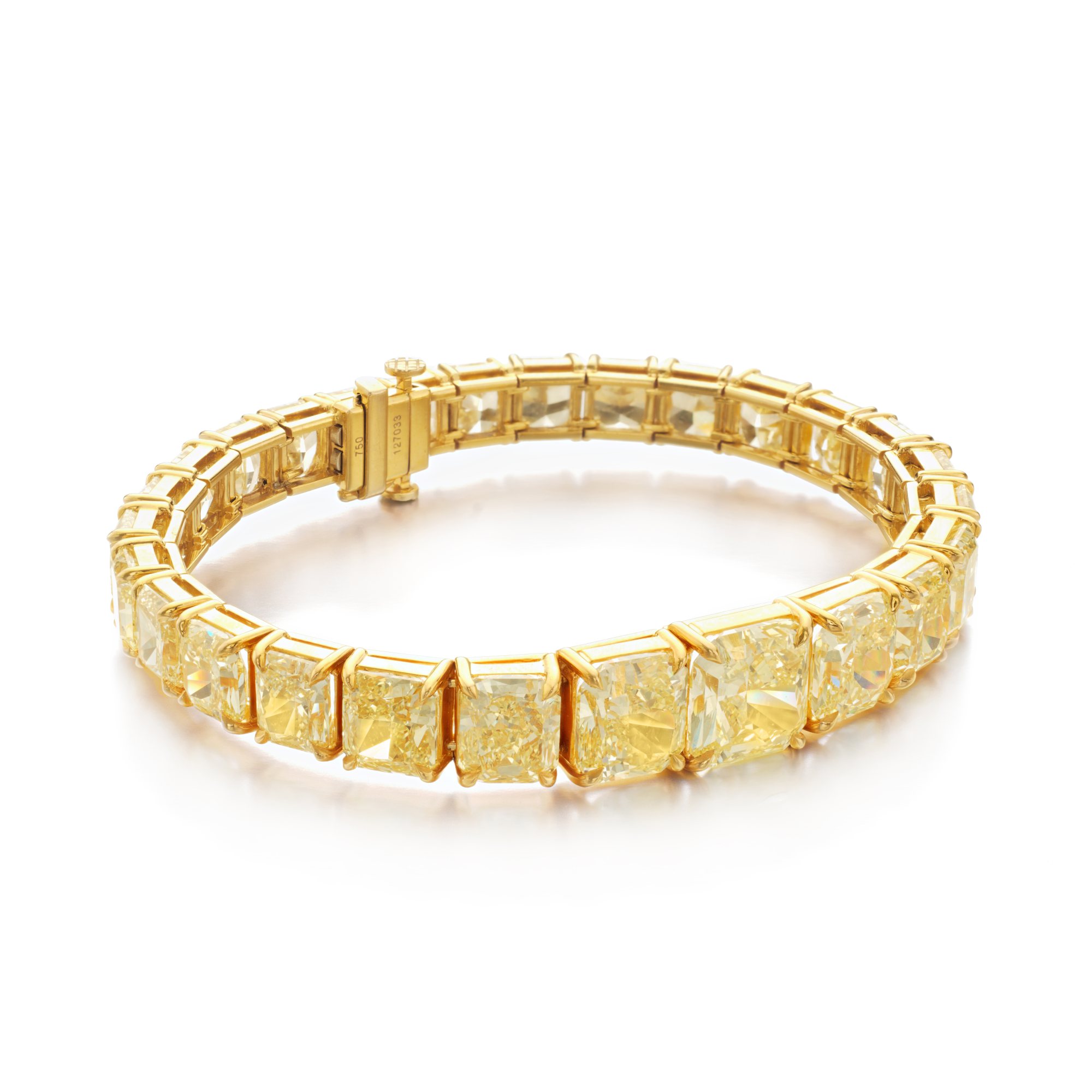 Fancy Yellow diamond bracelet | Magnificent Jewels and Noble Jewels ...
