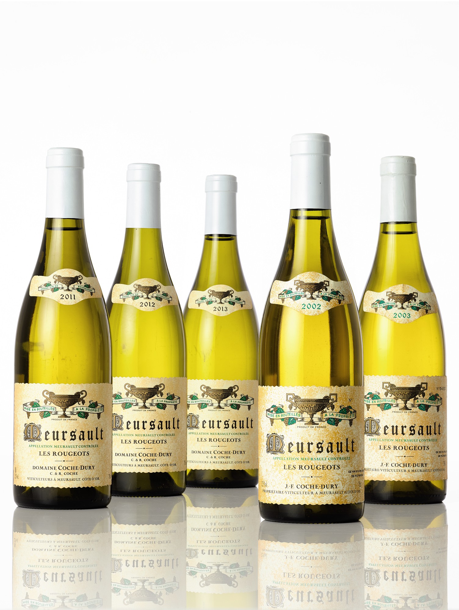 Meursault, Rougeots J.-F. Coche-Dury Vertical (5 BT) | The Ultimate ...