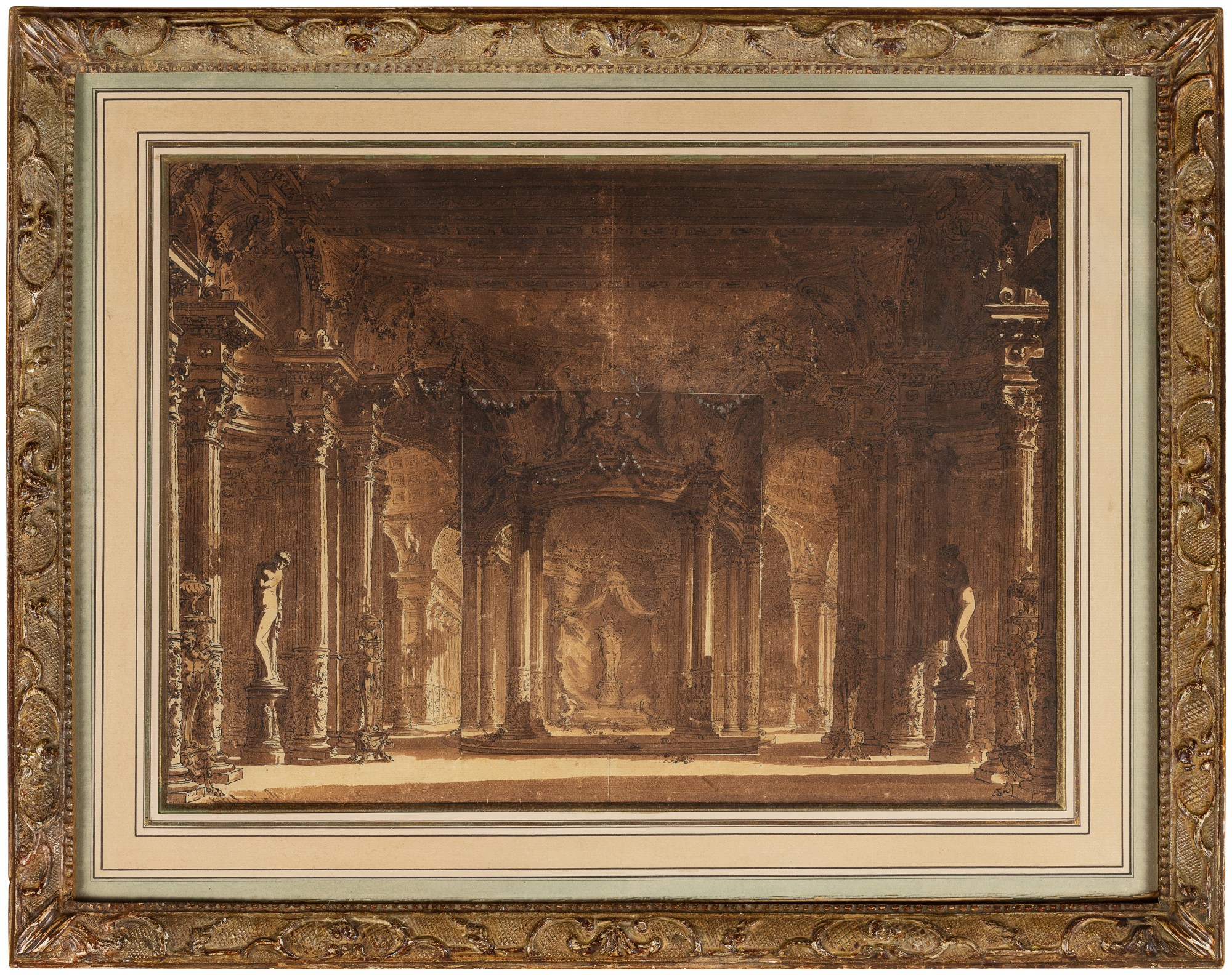 Le Palais d'Armide: Stage design for the opera, Armide, Act V, Gluck ...