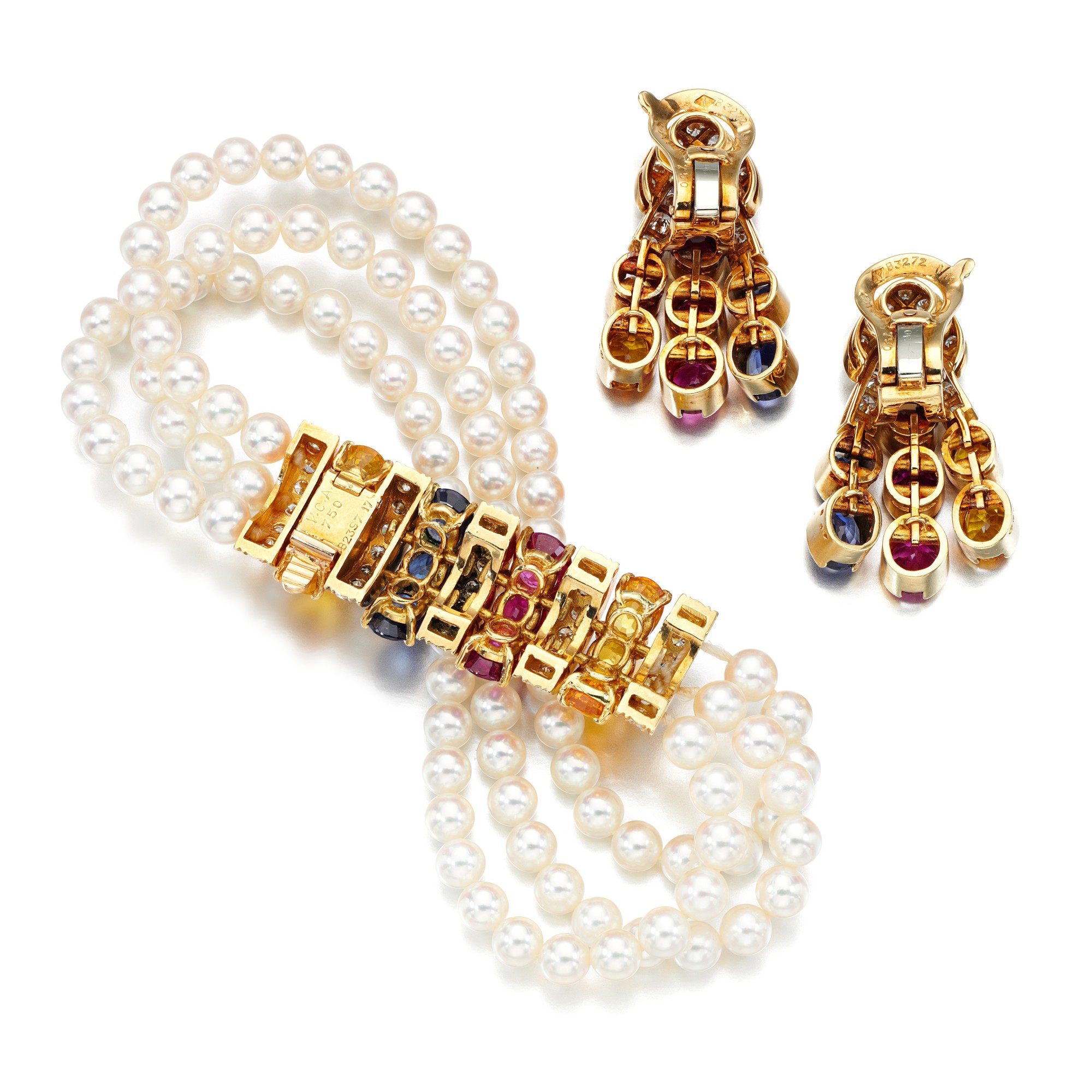 Van Cleef & Arpels | Gem set and diamond demi-parure | Town & Country ...