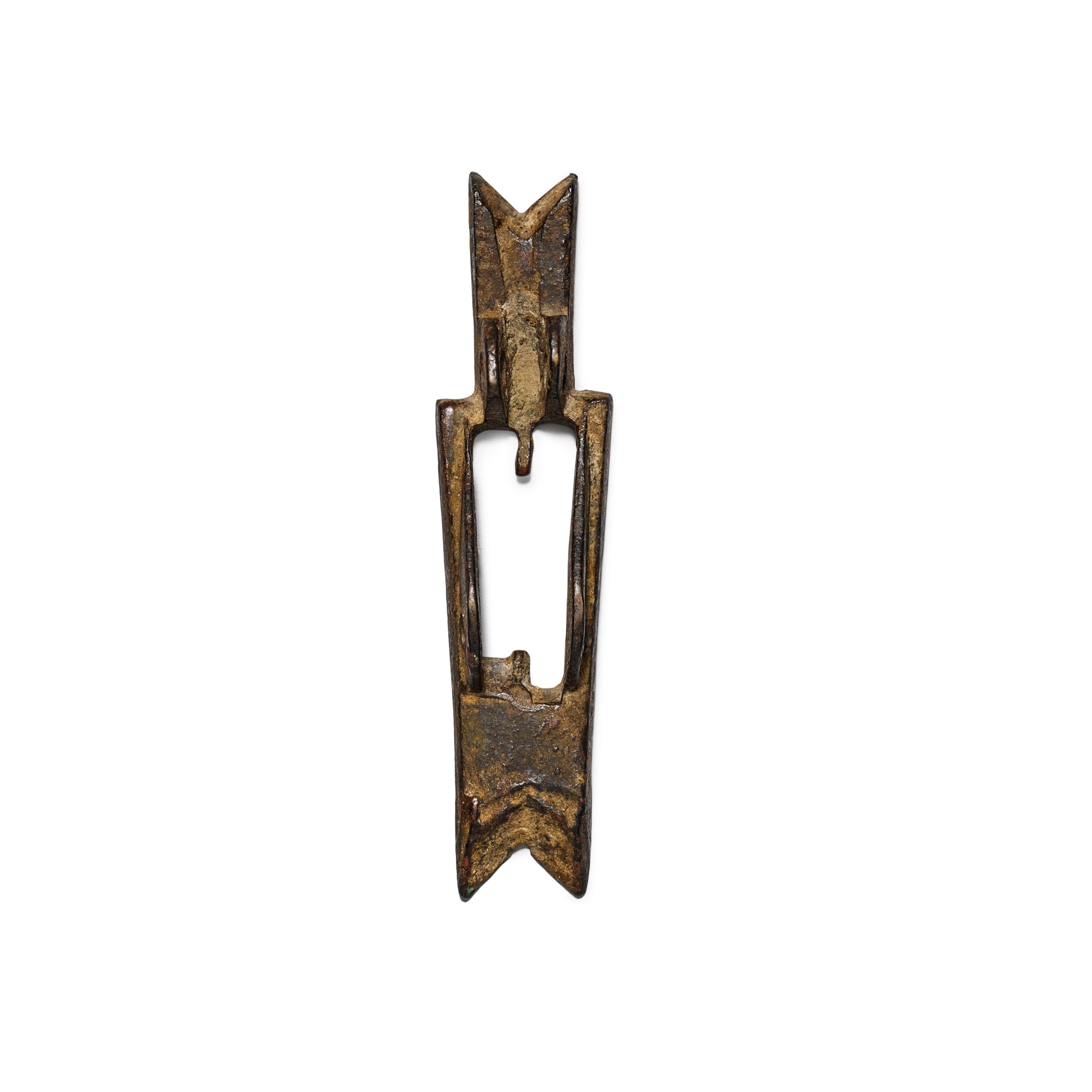 Part of an inscribed and dated bronze crossbow fitting, guo Eastern Han ...