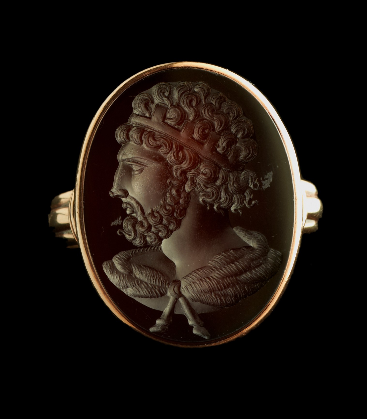 Italian, late 18th/ early 19th century | Intaglio with a King | Small ...