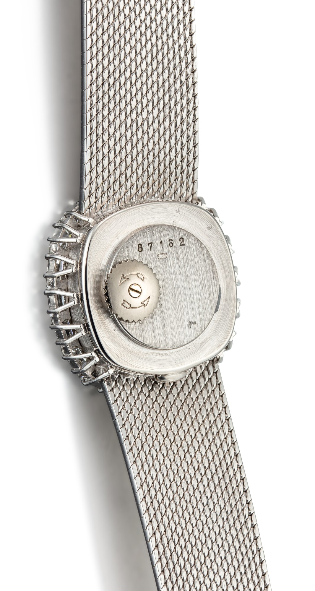 AUDEMARS PIGUET | A WHITE GOLD AND DIAMOND-SET BRACELET WATCH WITH OPAL ...