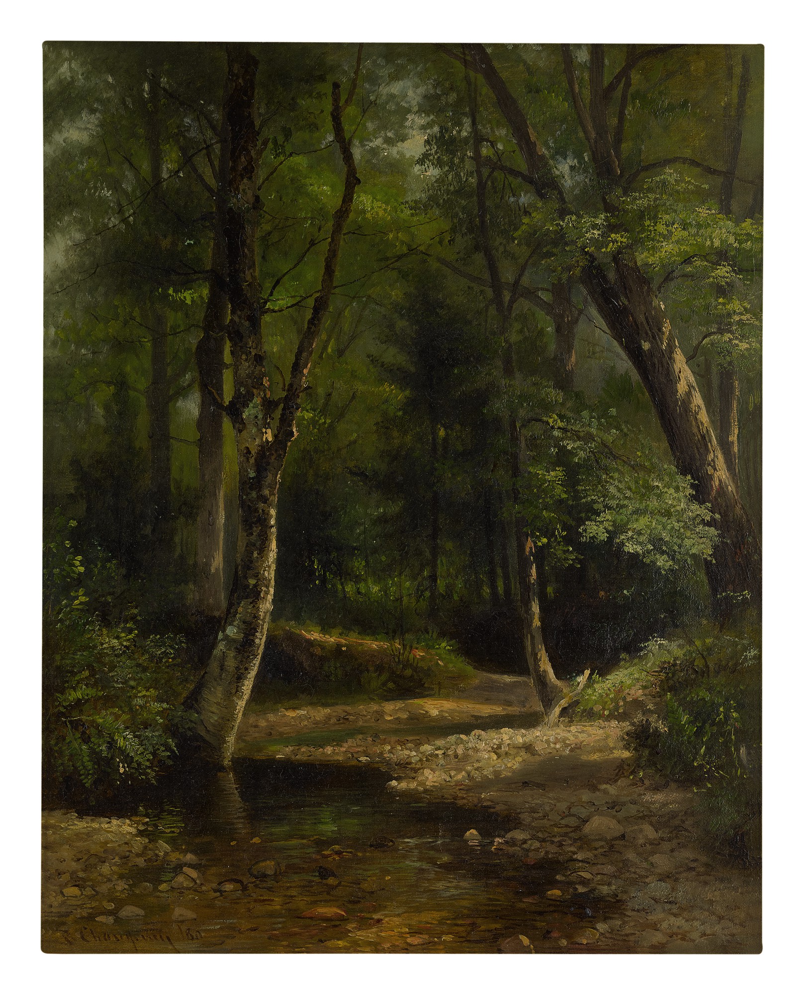 BENJAMIN CHAMPNEY | WOODLAND INTERIOR | All That Is Glorious Around Us ...