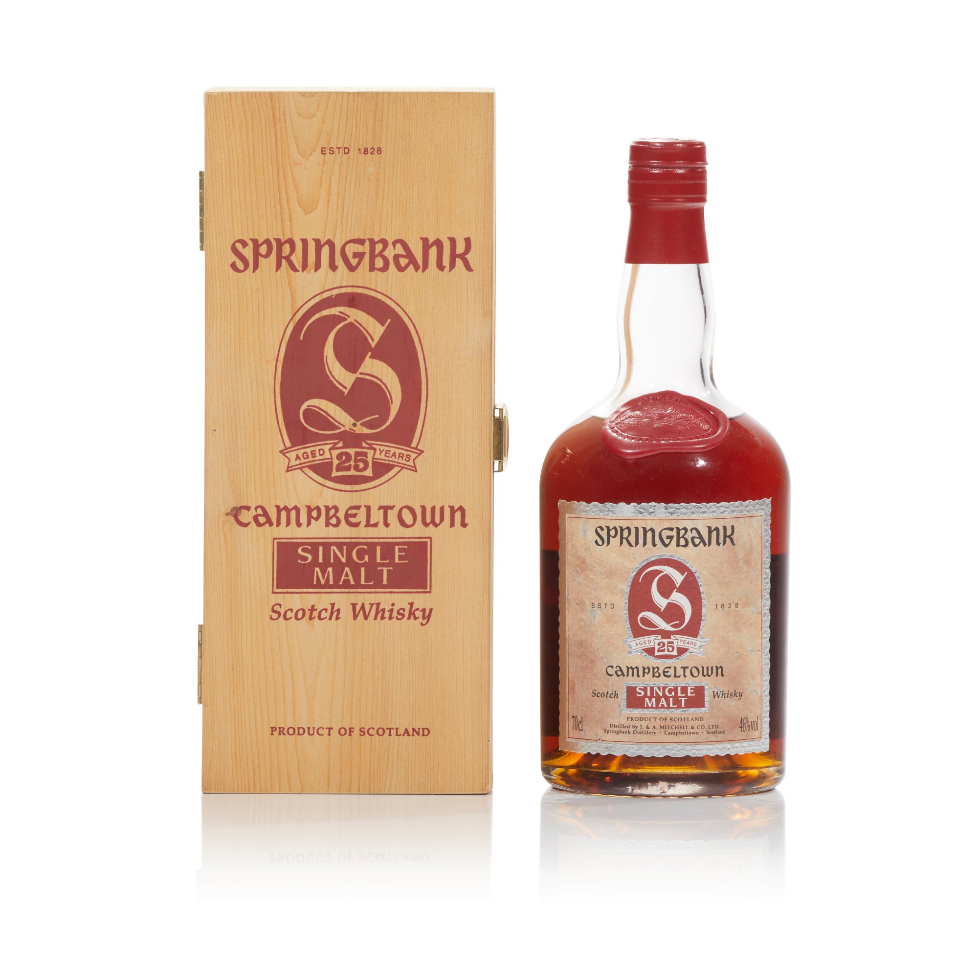 Springbank 25 Year Old 46.0 abv NV (1 BT70) | The Timeless Whisky ...