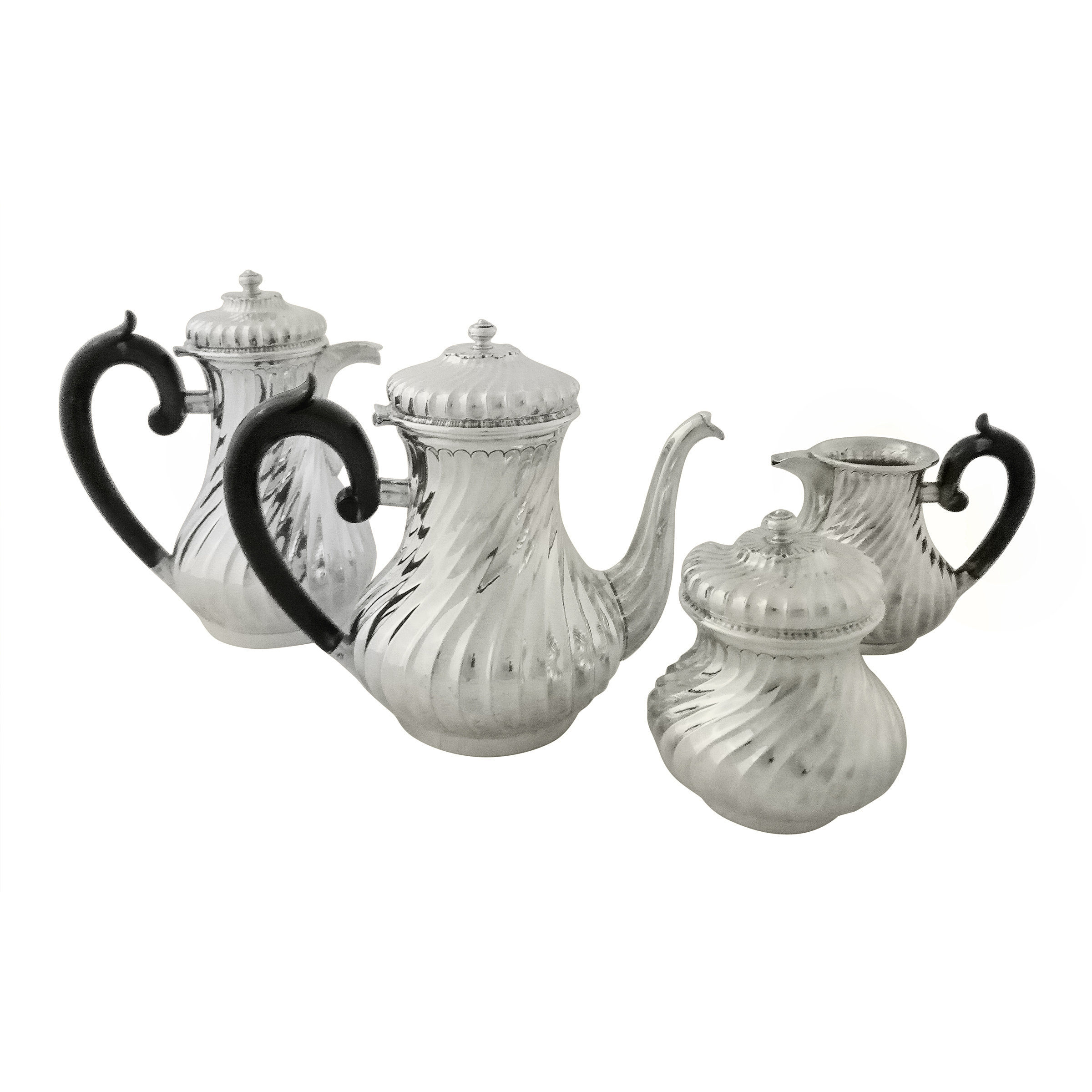 Vintage Silver Tea And Coffee Serving Set Available For Immediate Sale ...