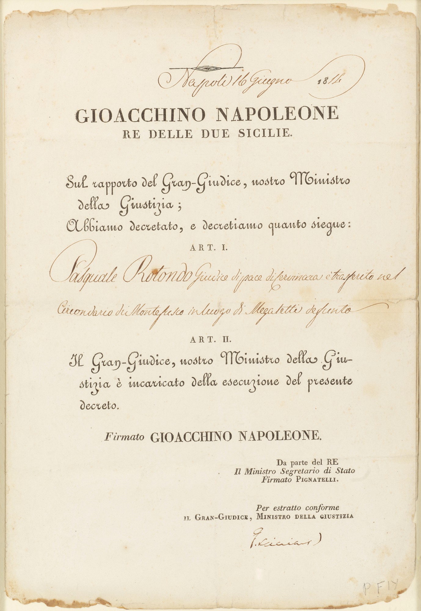 7 editti e proclami, vari luoghi (1696-1848) | Antiquarian Books ...