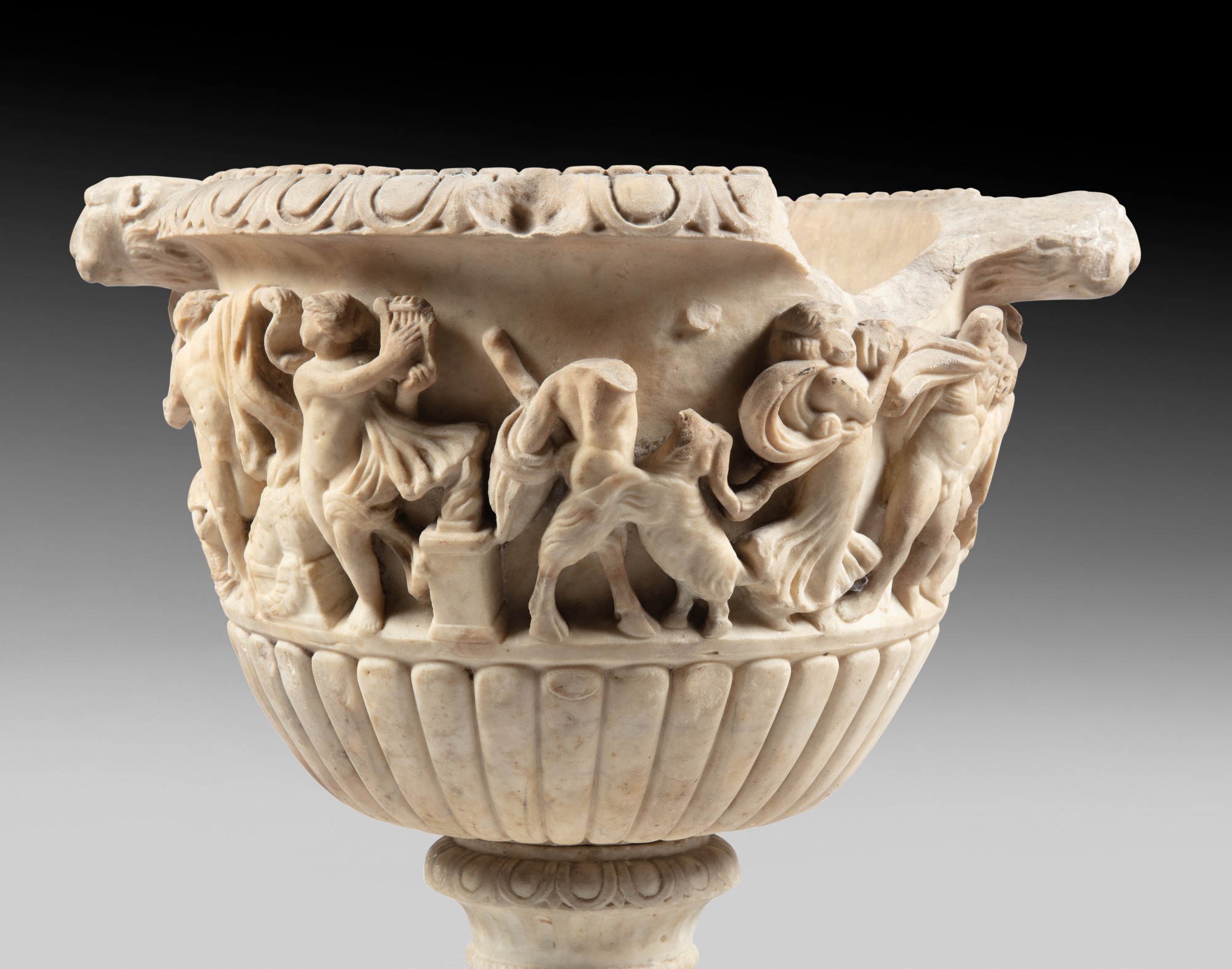 Roman, 19th century, after the Antique, Vase depicting Dionysus and his ...