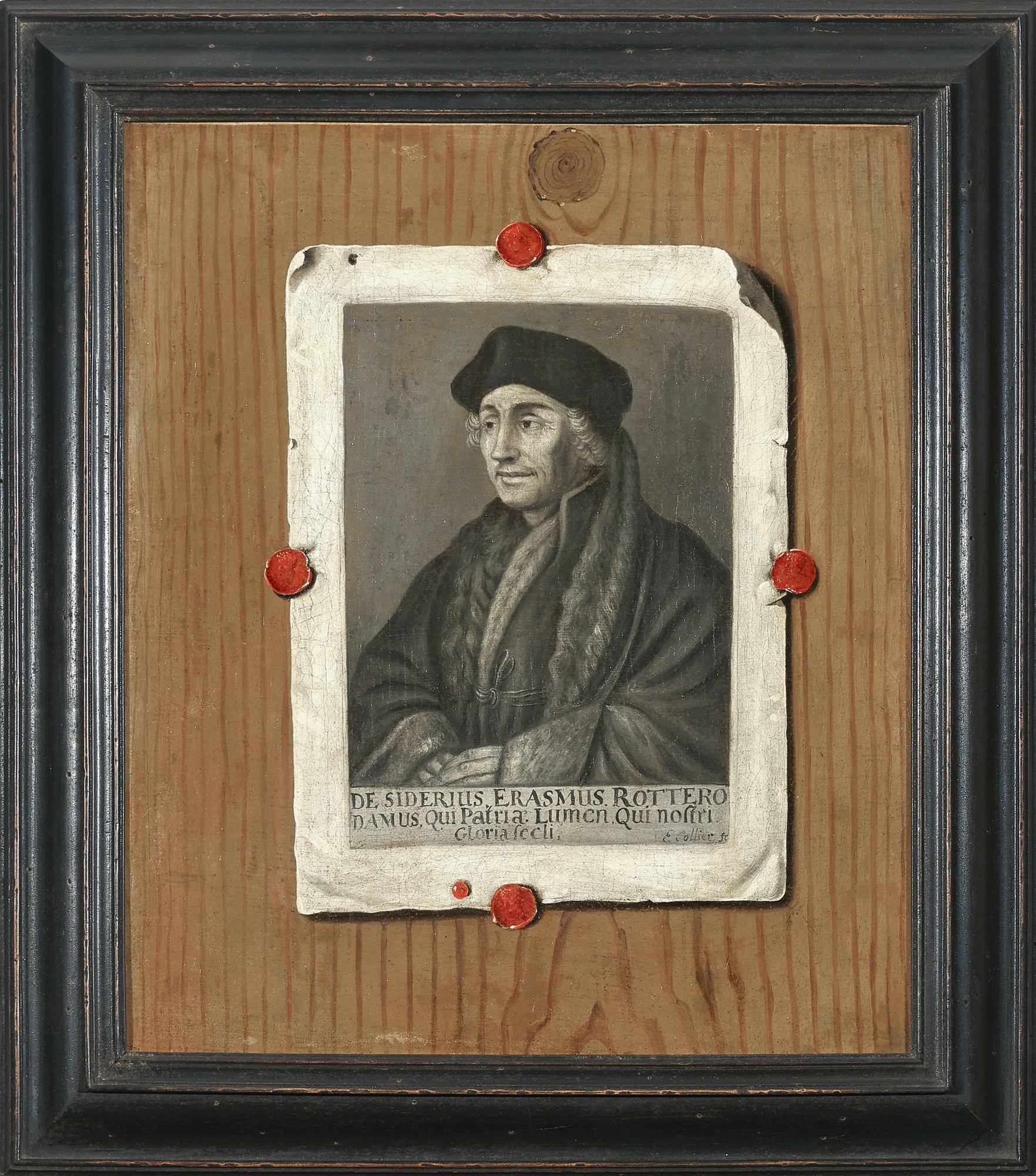 EDWAERT COLLIER | TROMPE-L’ŒIL WITH A PORTRAIT OF ERASMUS | The SØR ...
