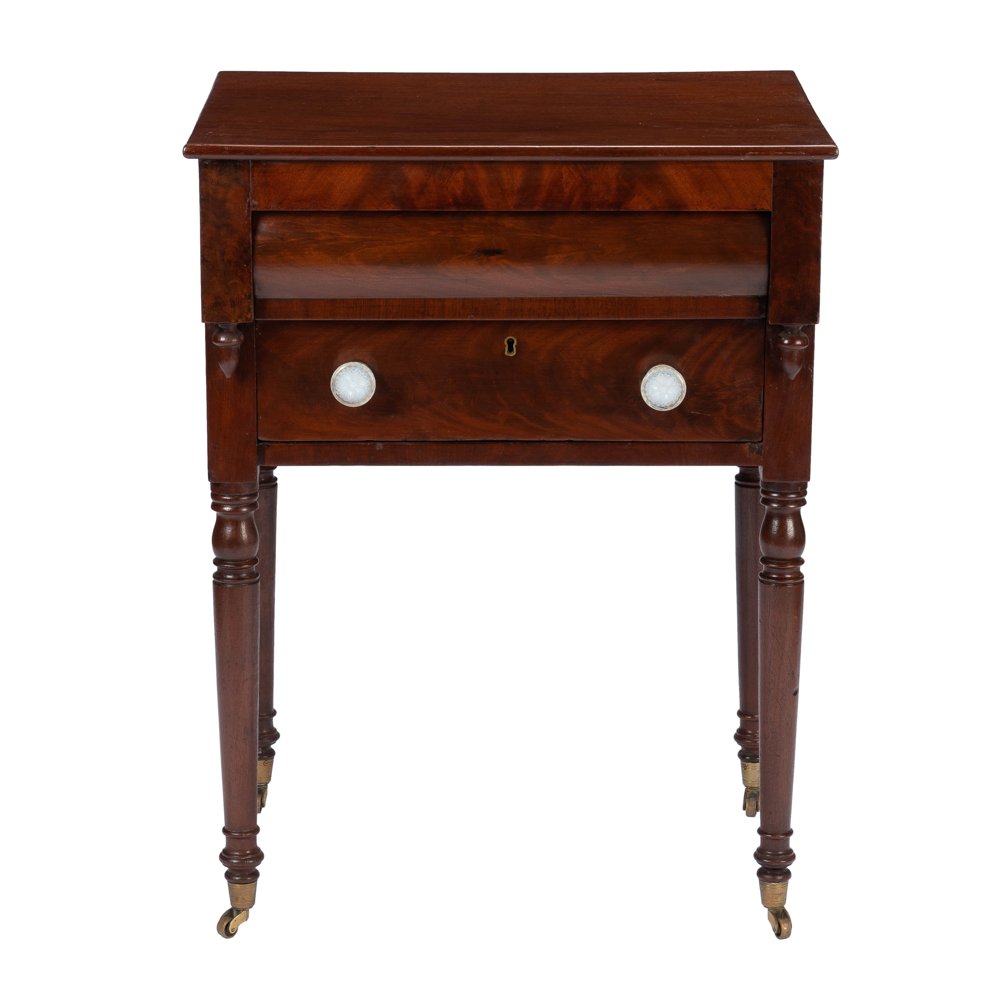 Antique American Sheraton Mahogany Side Table Available For Immediate ...