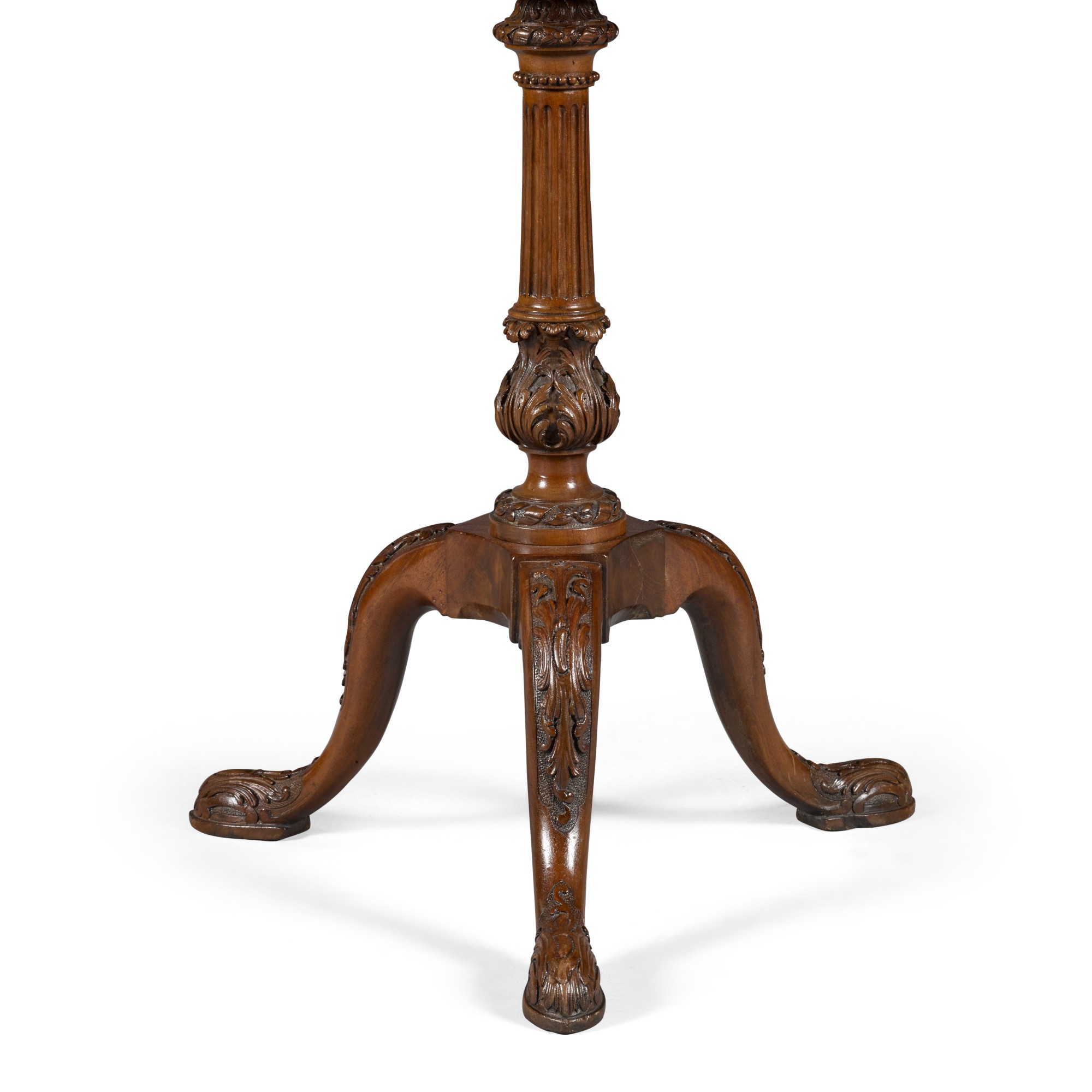 A George III carved mahogany tripod table | Monte Alverno - An Irish ...