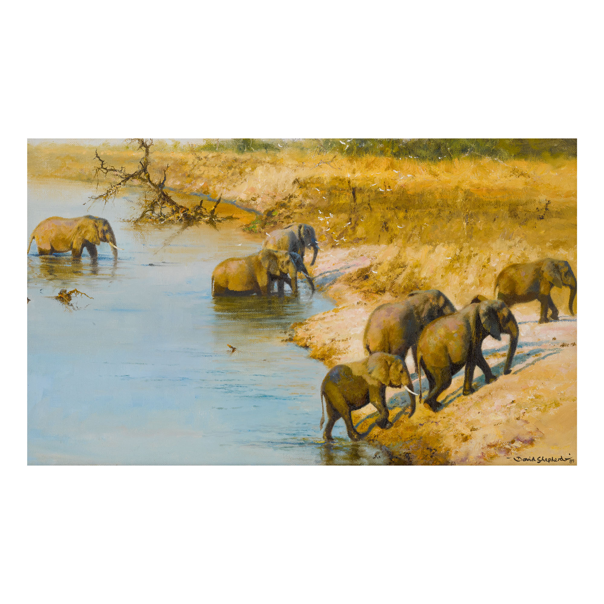 DAVID SHEPHERD | THE CROSSING | European Paintings, Drawings and ...