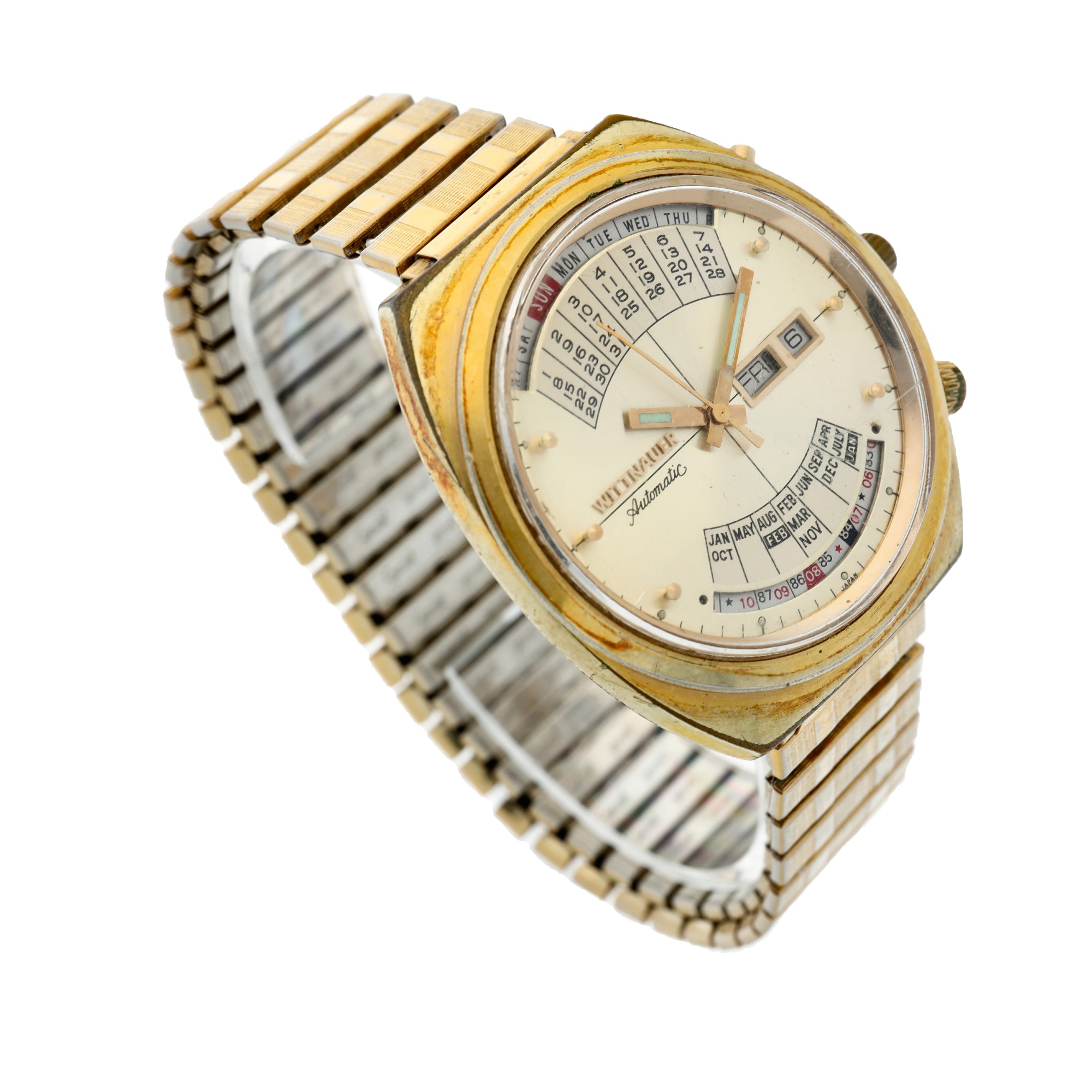 2002 'Time Machine' A gold plated and stainless steel automatic ...