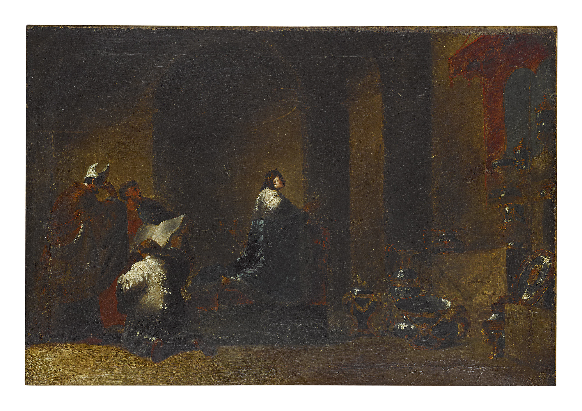 LEONAERT BRAMER | SOLOMON PRAYING IN THE TEMPLE | Old Masters Online ...