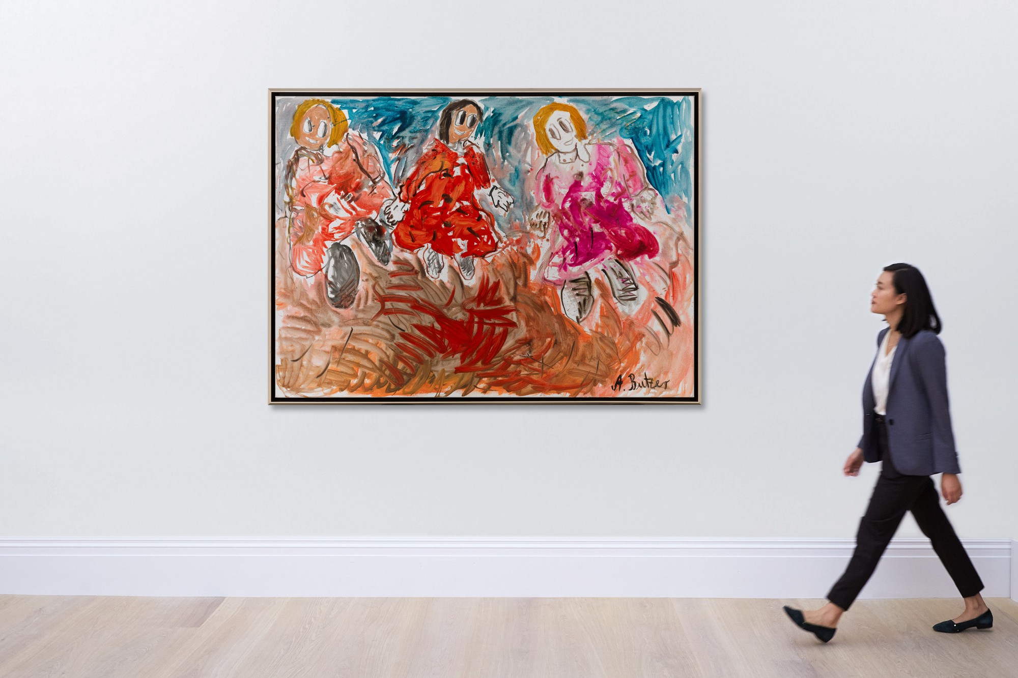 Frau Josef Blösche hat alle ihre Pfannen-kuchen im Hause | Contemporary ...