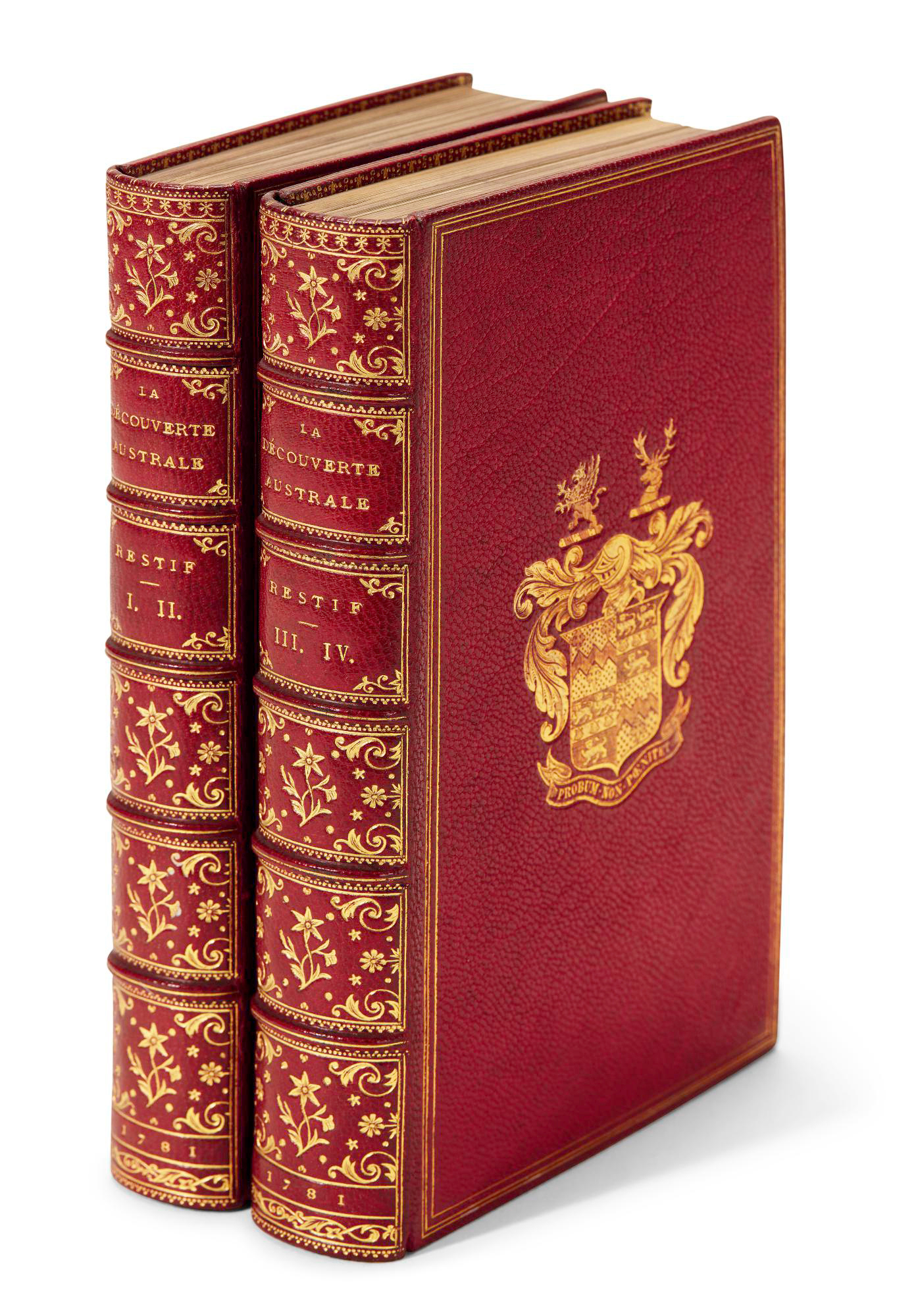 Restif de La Bretonne, La decouverte australe, Leipzig, [1781], 2 ...