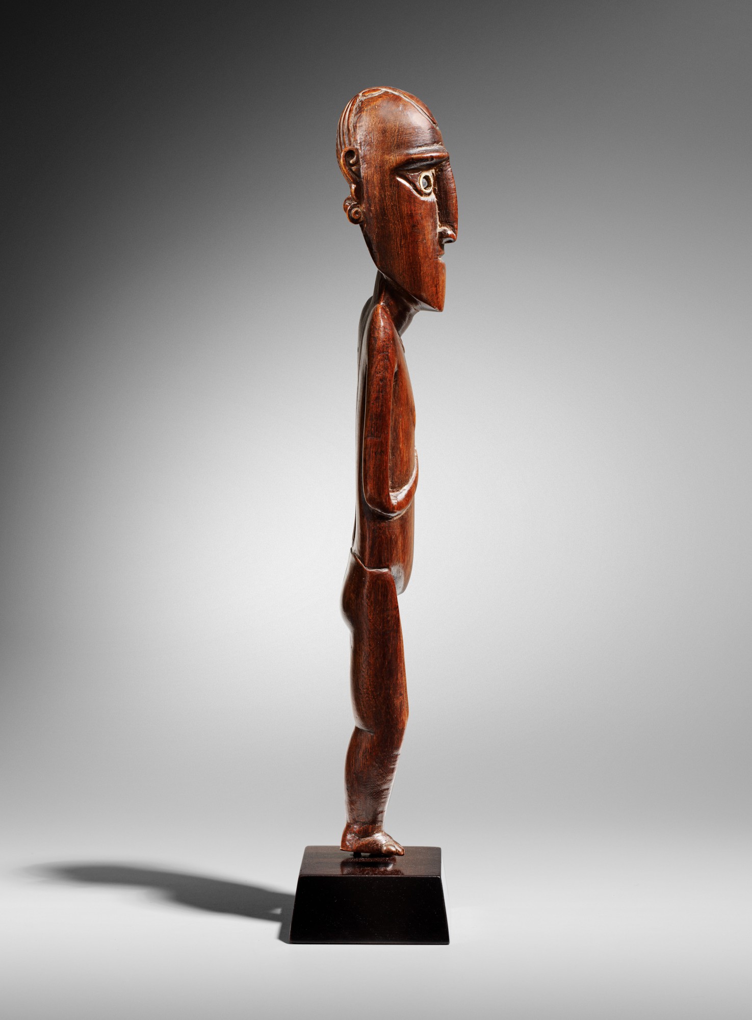 Statue, Moai Papa, Île de Pâques | Moai Papa figure, Easter island ...