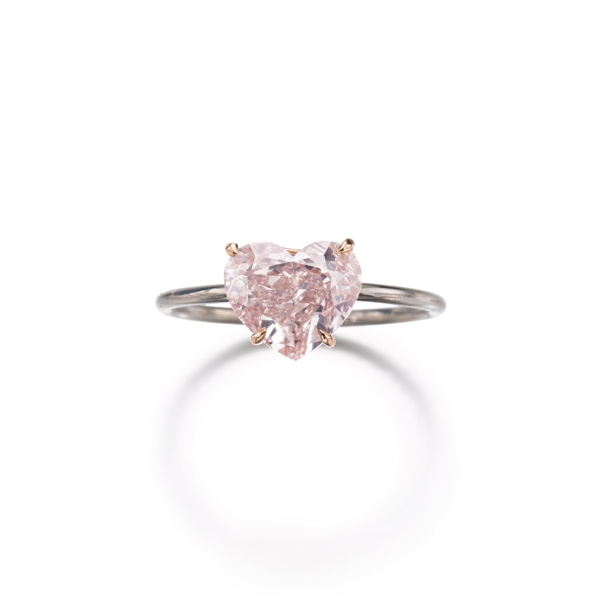 Fine fancy orangy pink diamond ring | 彩橙粉紅色鑽石戒指 | Magnificent Jewels and Noble Jewels: Part I ...