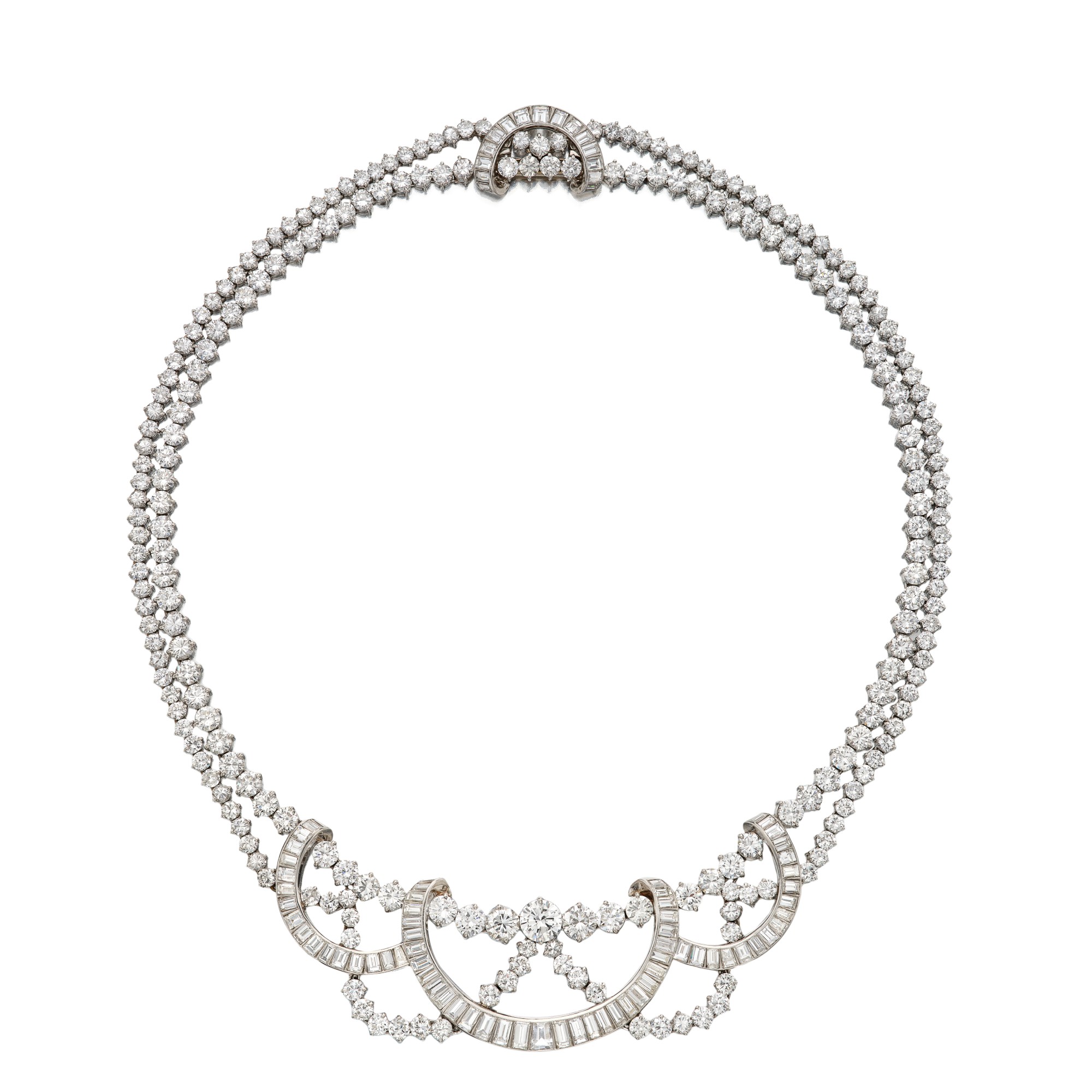 Charles Holl | Diamond Necklace, France 鑽石項鏈，法國 | Magnificent Jewels ...