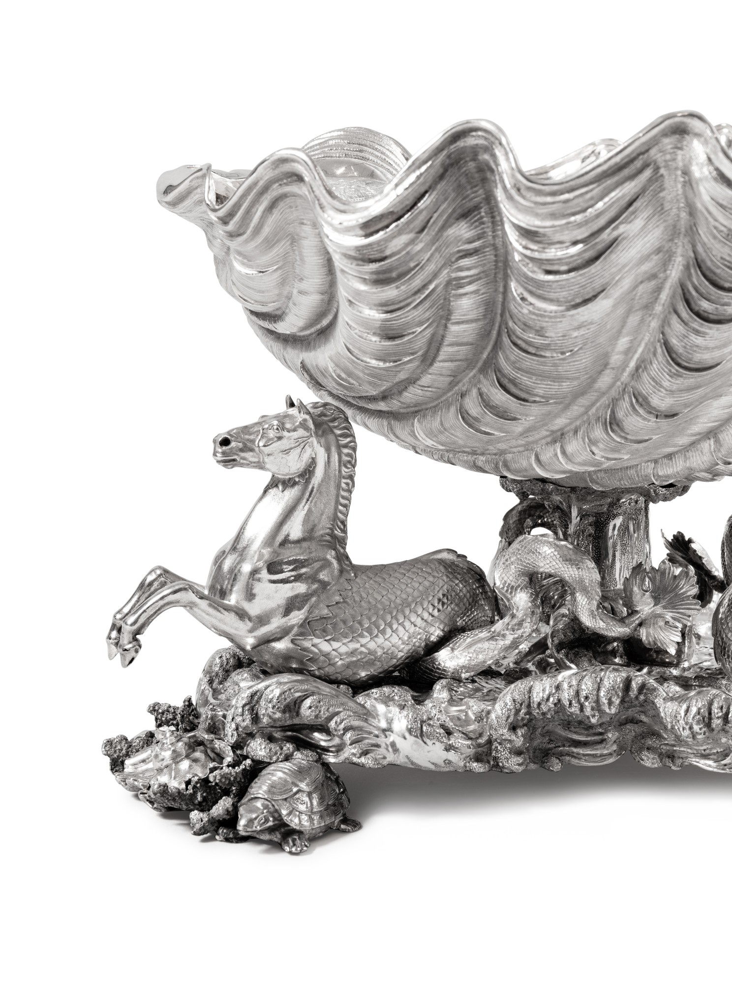 A George IV silver centrepiece, John Bridge for Rundell, Bridge ...