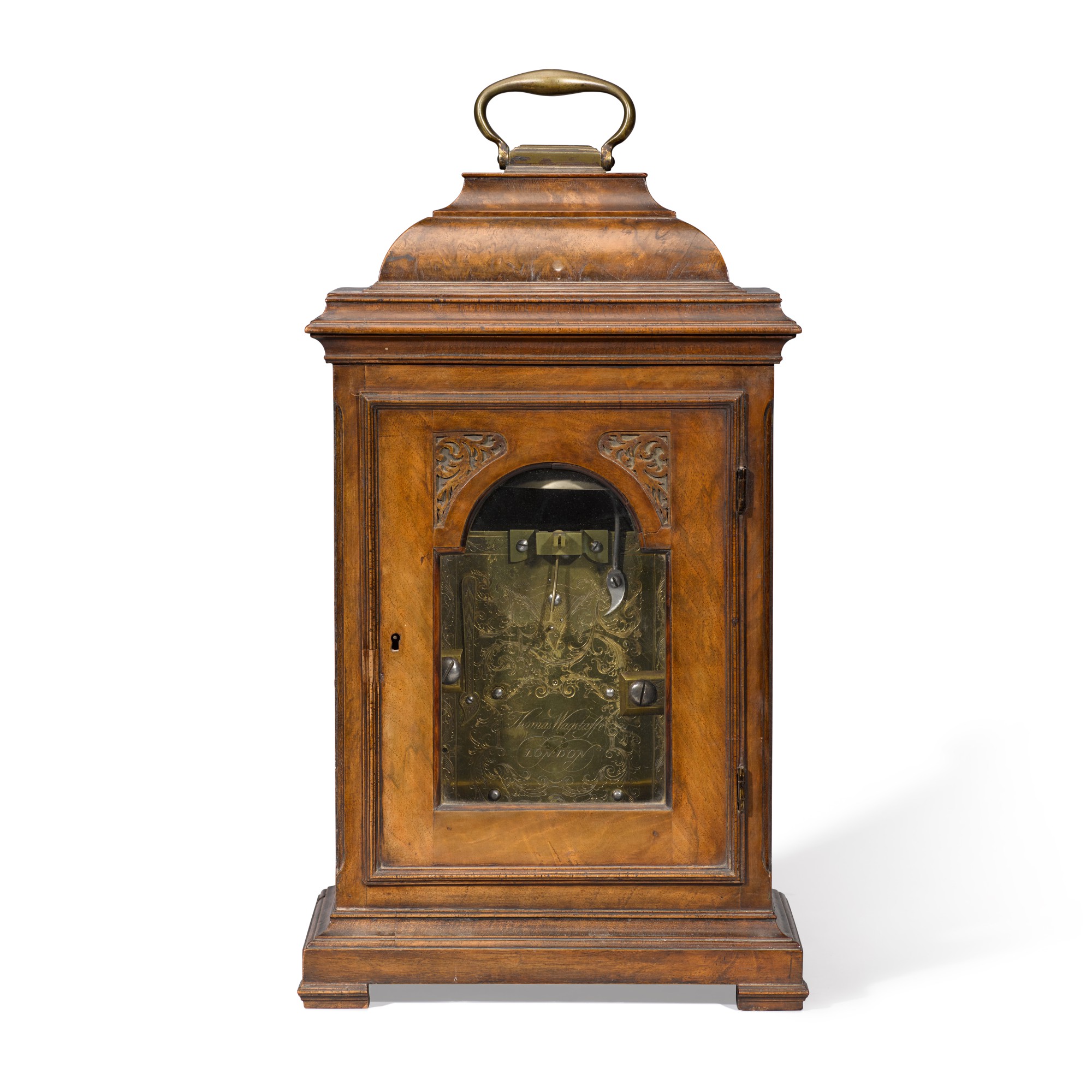 A George III walnut table clock, Thomas Wagstaffe, London, circa 1770 ...