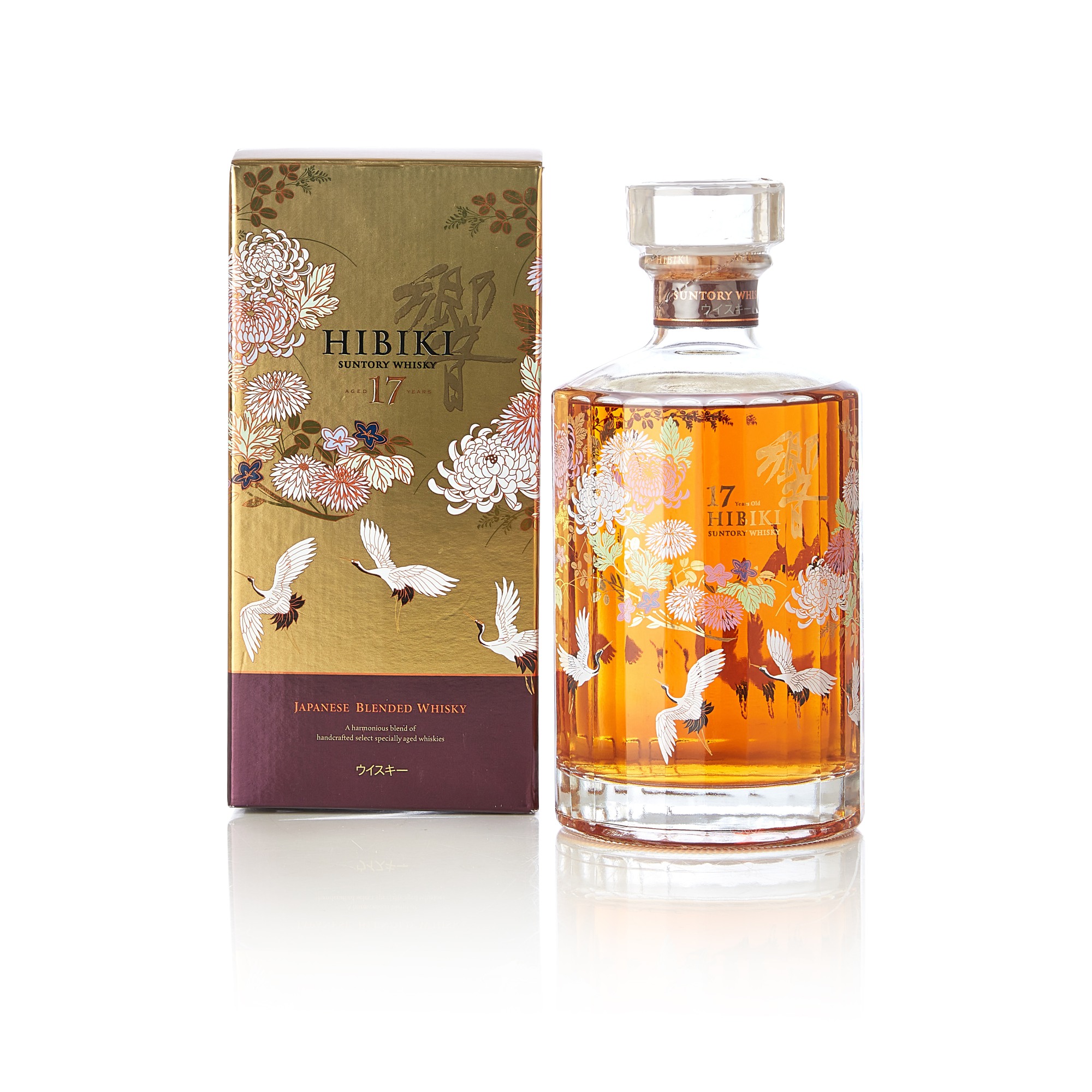 響 Hibiki 17 Year Old Kacho Fugetsu Limited Edition 43.0 abv NV (1 BT70 ...