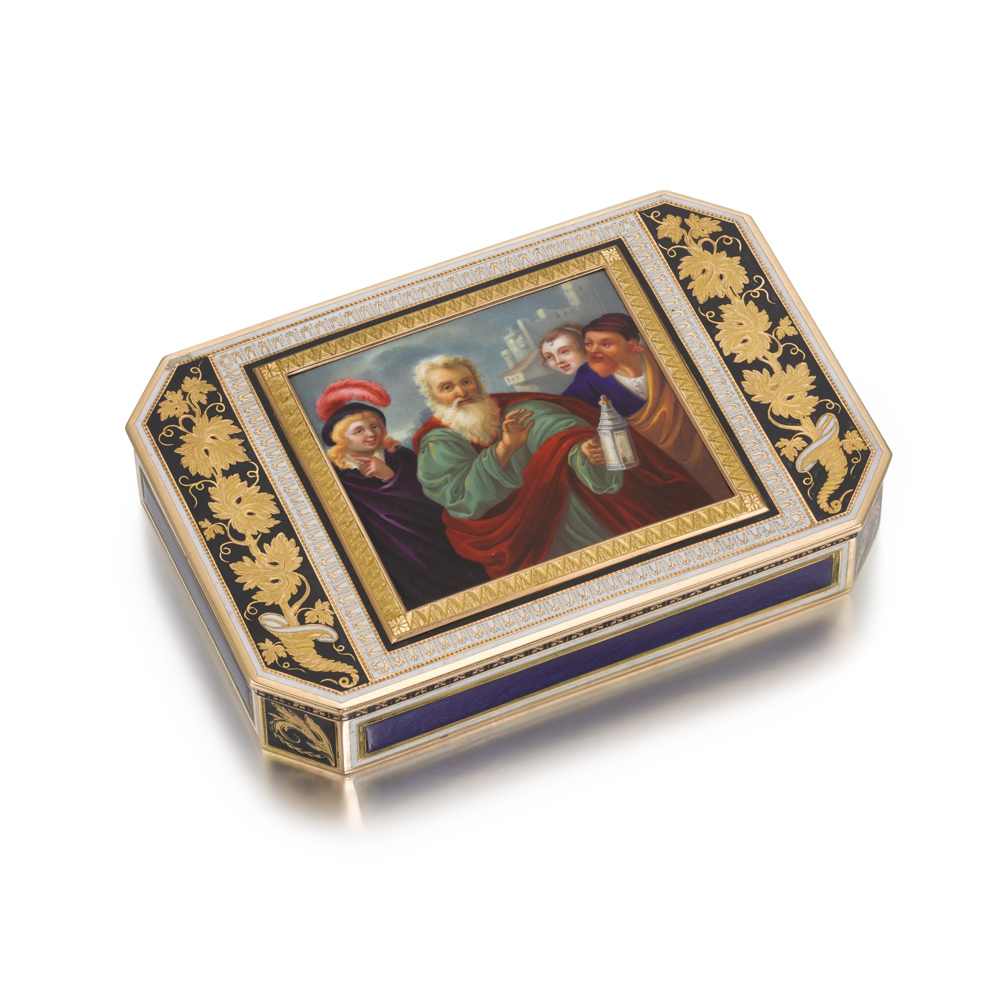 A gold and enamel snuff box, Hanau, 1810/15 | Gold Boxes, Fabergé and ...