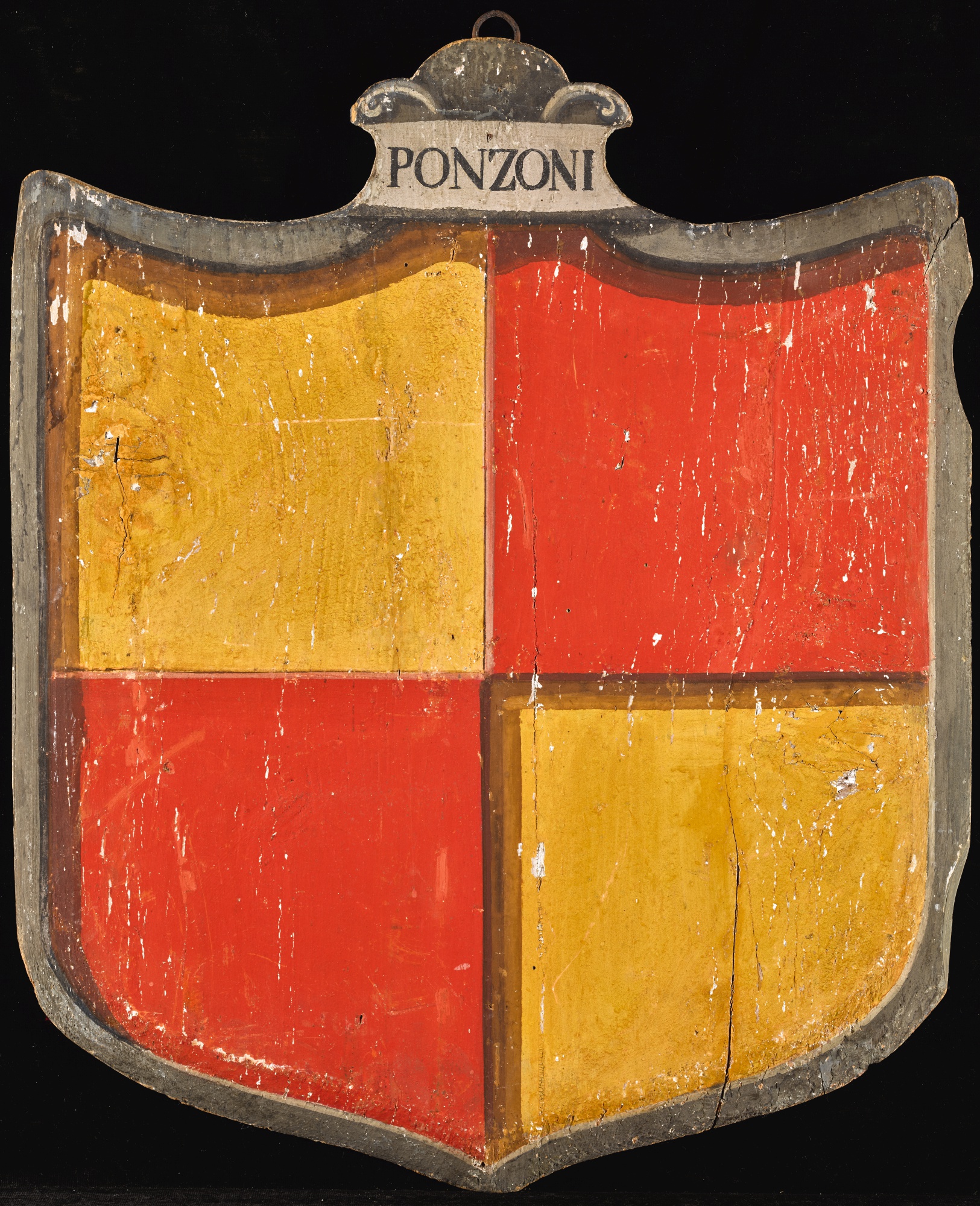 A GROUP OF FOUR PAINTED WOOD SHIELDS, 17TH CENTURY | Royal and Noble ...