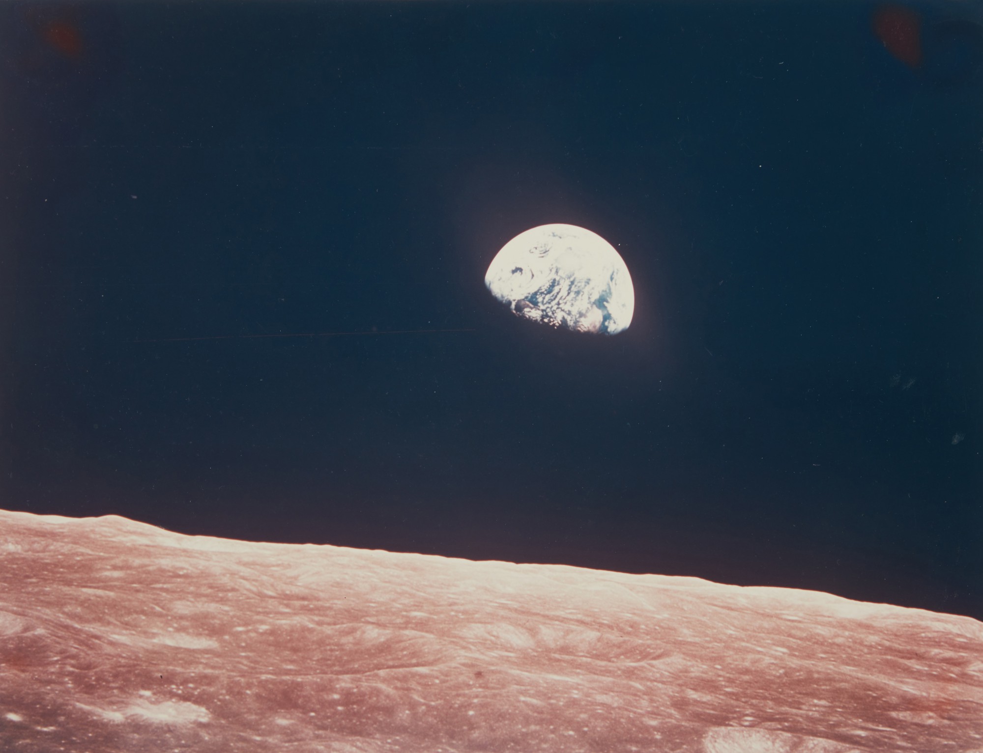 [Apollo 8] - Earthrise. Vintage chromogenic print taken by LMP William ...