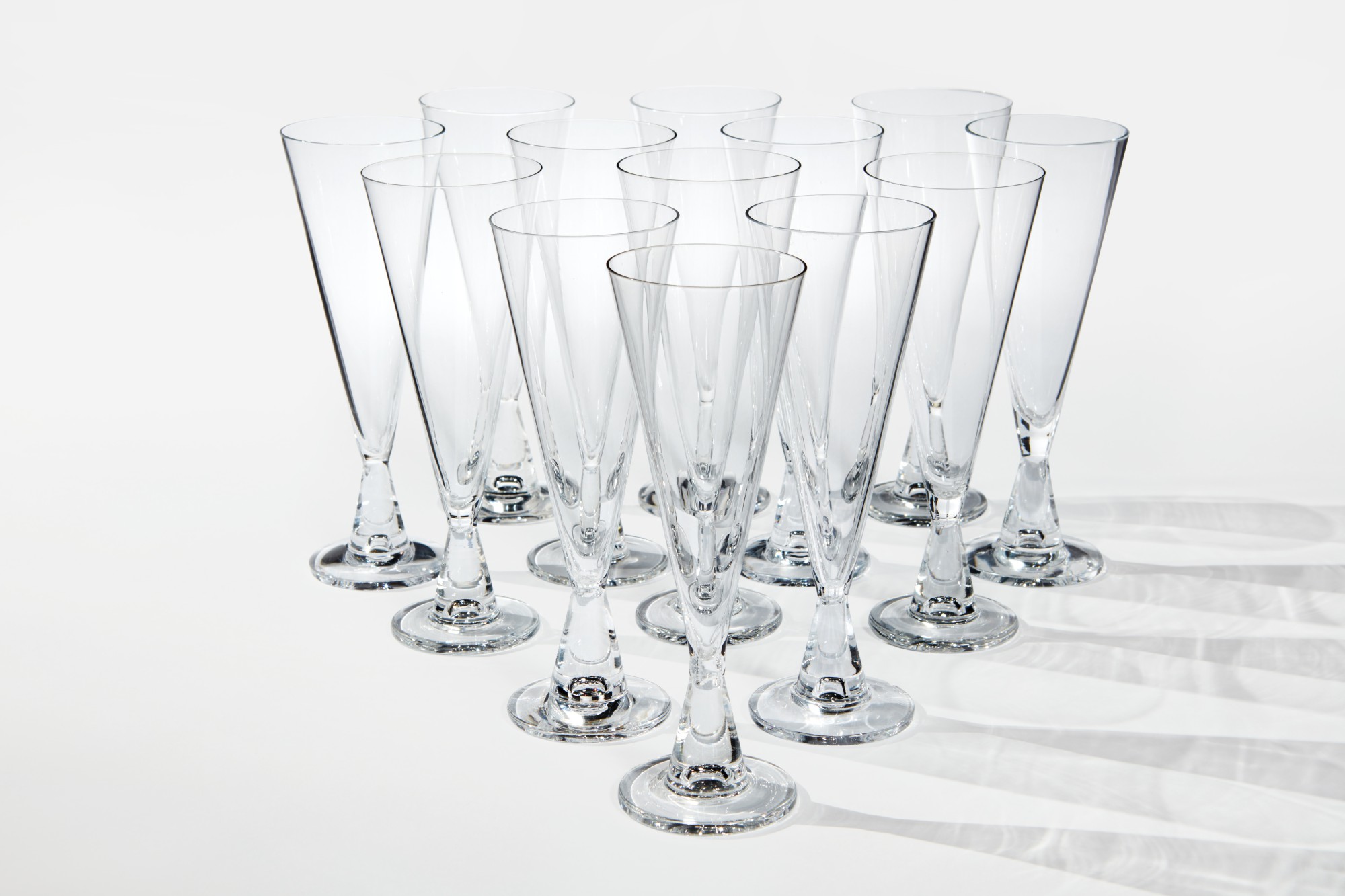 Set of 13 "Tima" Champagne Glasses | Design Agenda Online: The ...