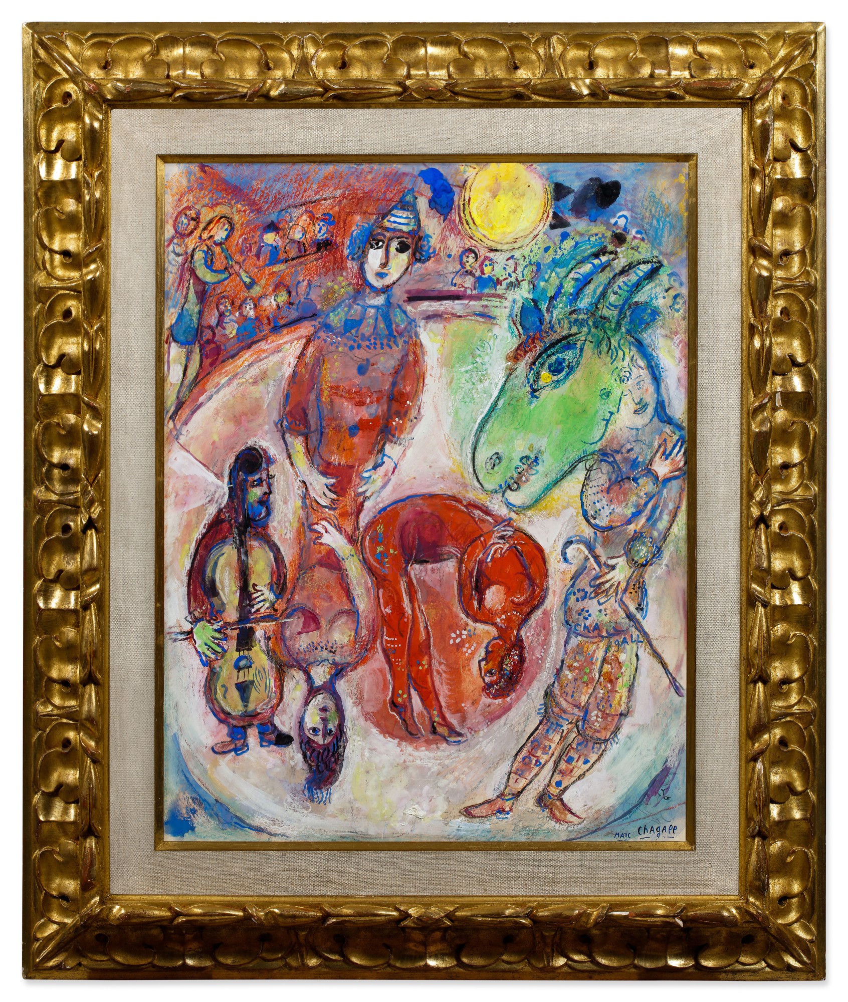 Arlequin à la lune jaune | Modern Day Auction | | Sotheby's