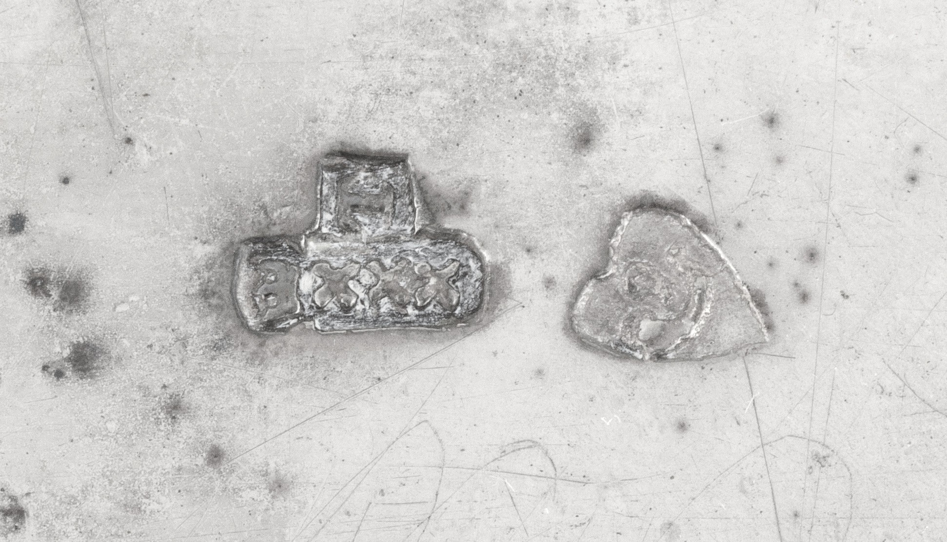 A Dutch silver miniature mangle-tray, Arnoldus van Geffen, Amsterdam ...