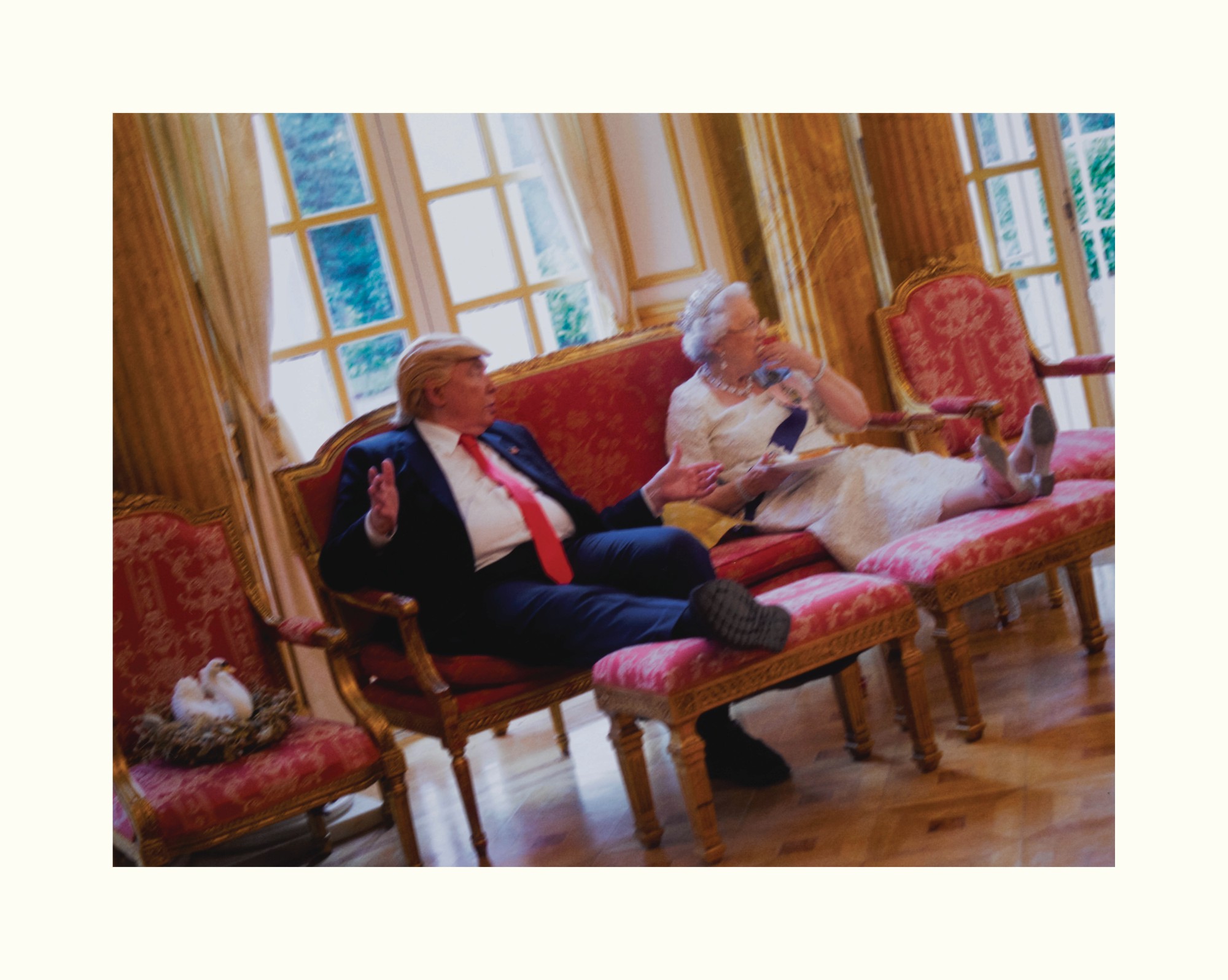 ALISON JACKSON | TRUMP AND QUEEN HAVE CUCUMBER SANDWICHES, 2018 ...