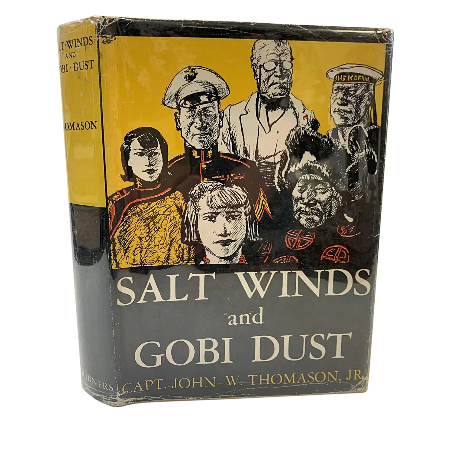 John W. Thomason, Jr. Vintage Salt Winds And Gobi Dust Dust Jacket ...