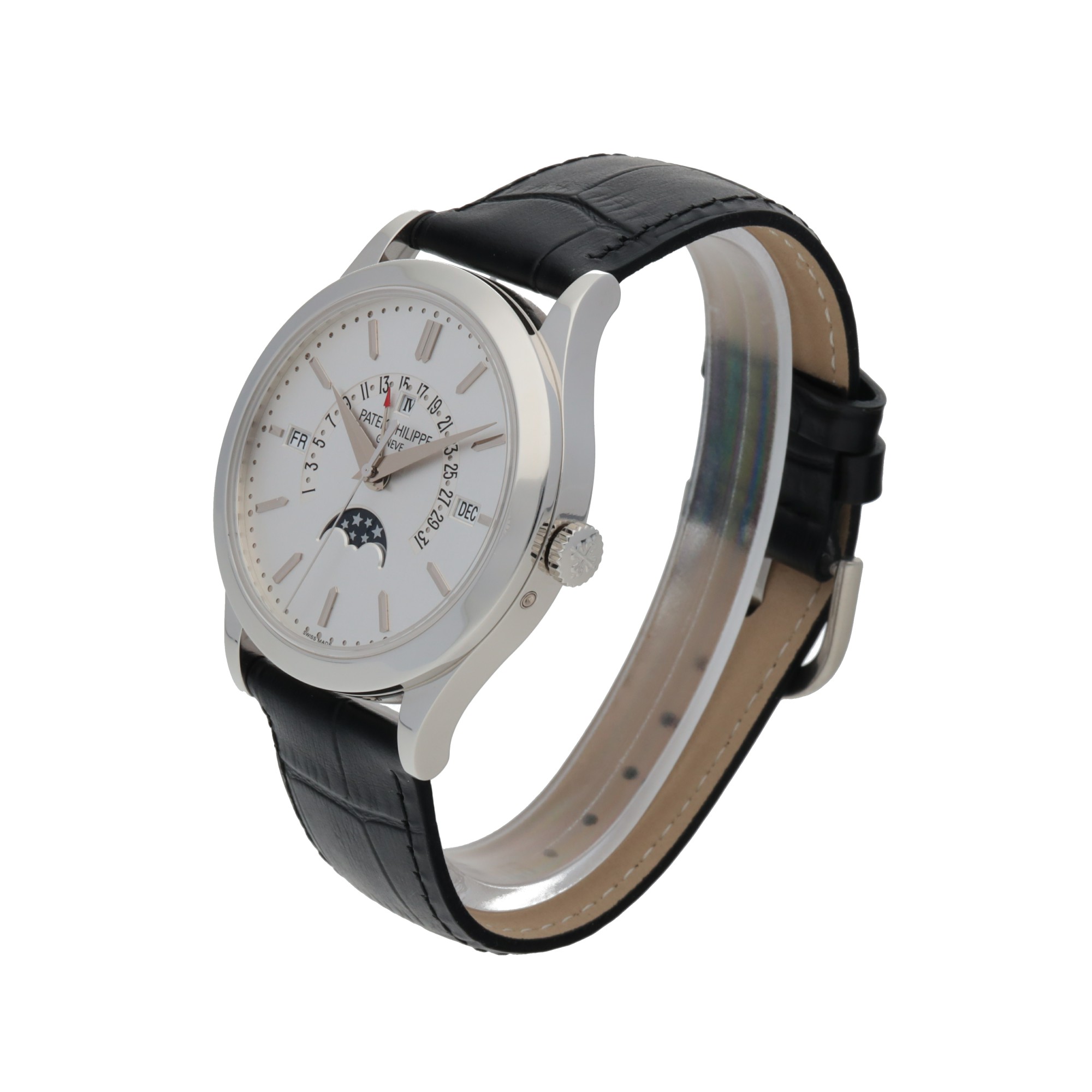 PATEK PHILIPPE | REF 5496 PLATINUM PERPETUAL CALENDAR WRISTWATCH WITH ...