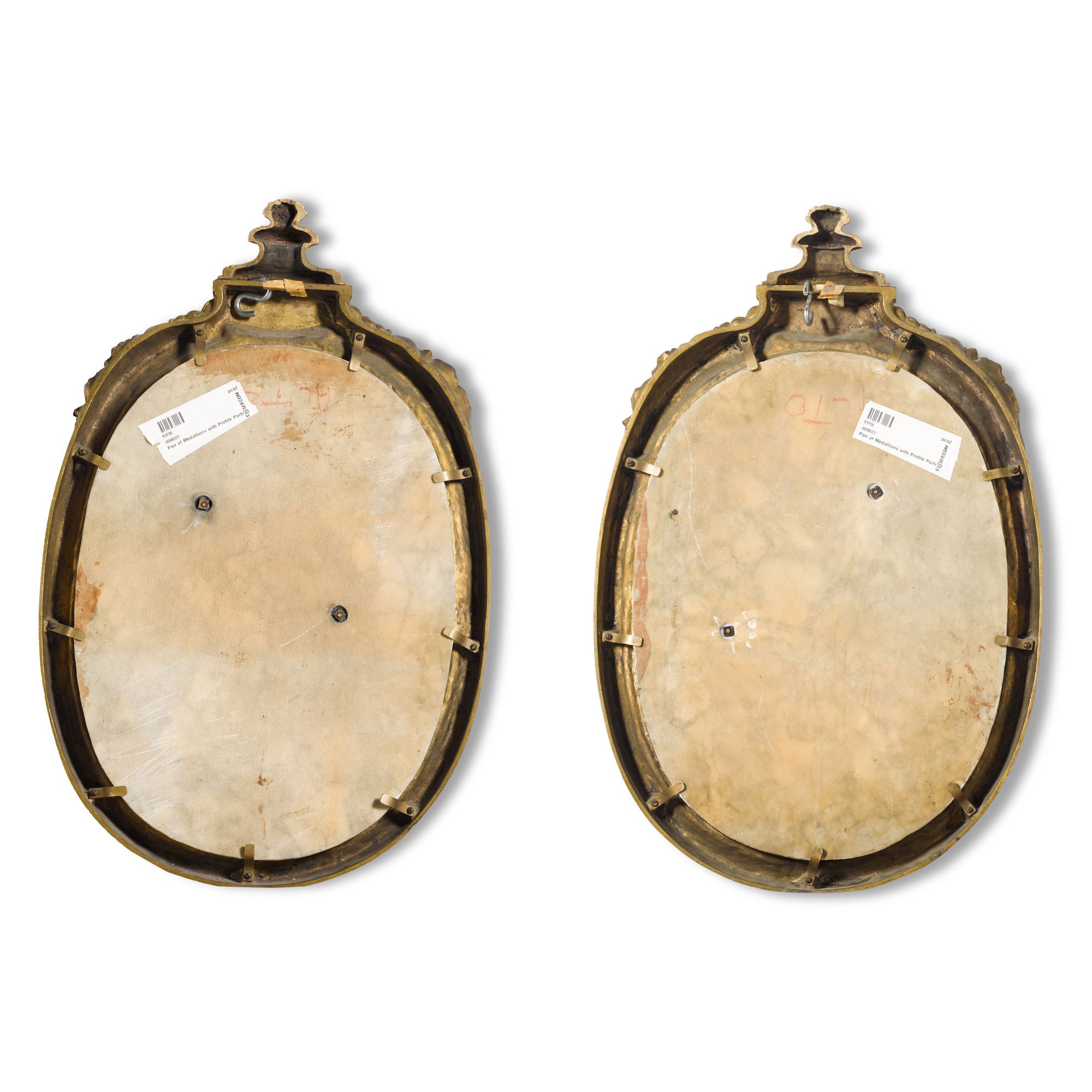 Pair of Medallions with Profile Portraits of Emperors | TOMASSO: The ...