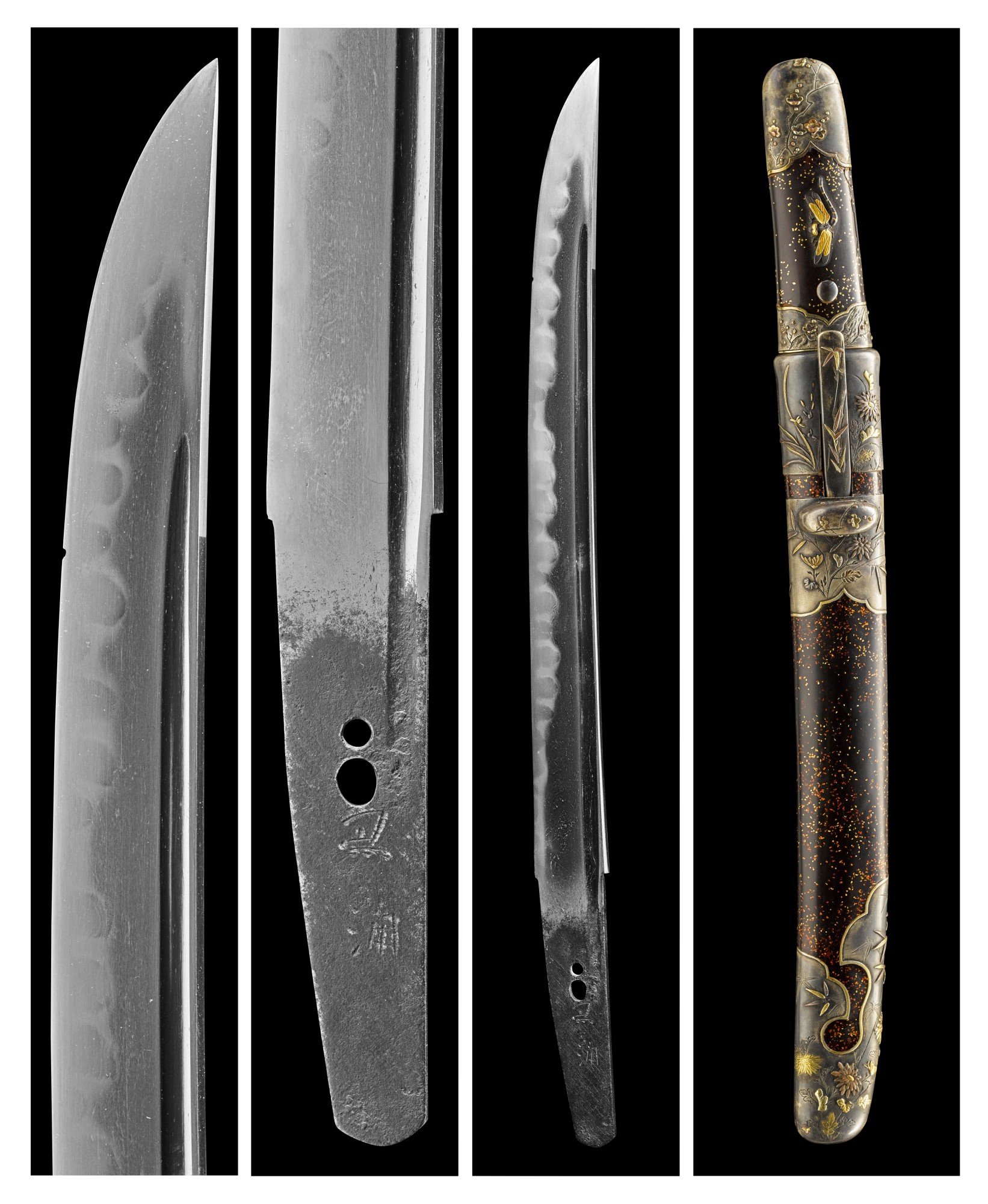 A Tanto with handachi-style koshirae | Signed Kanekiyo | Momoyama - Edo ...