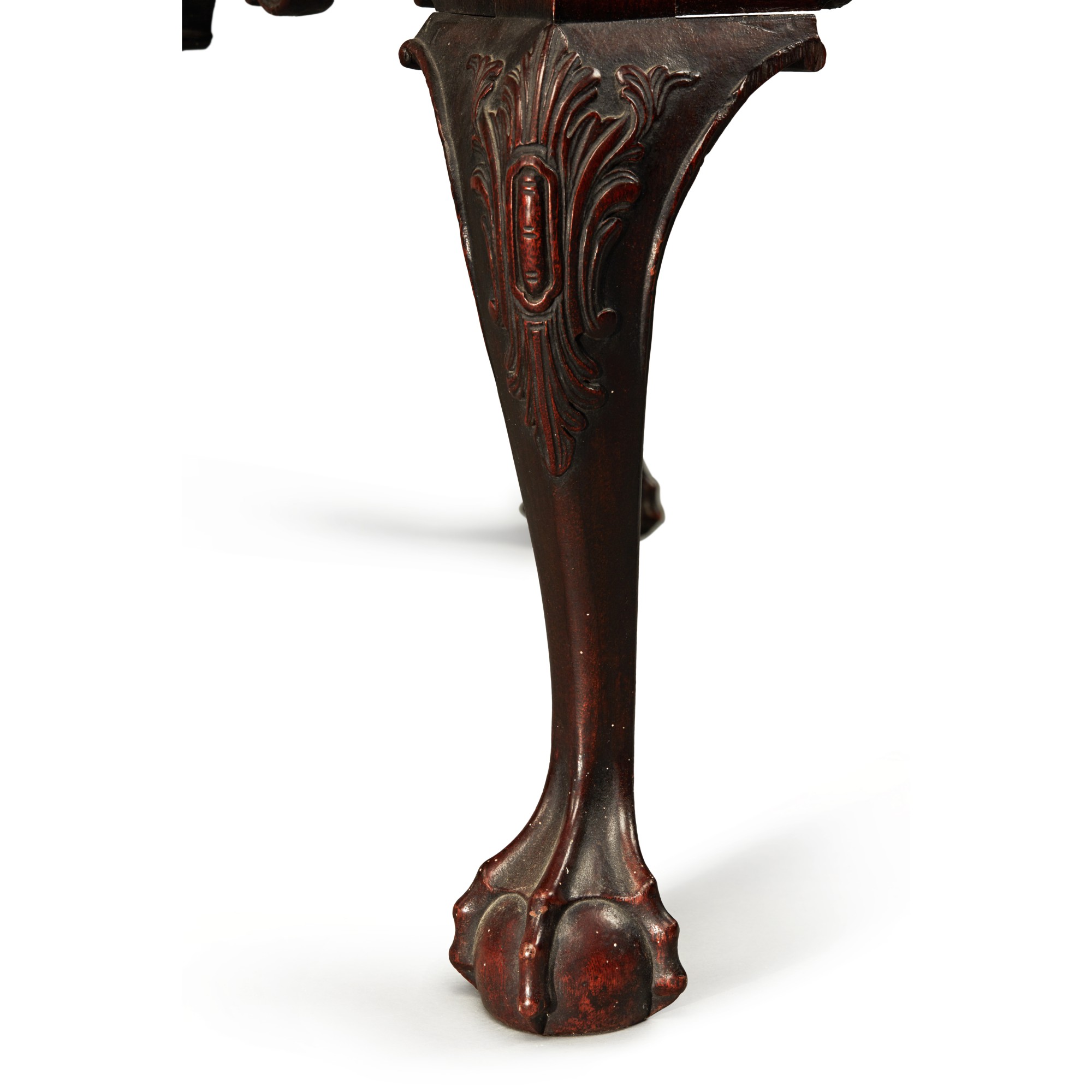 Very Rare Chippendale Carved and Figured Mahogany Dressing Table, Case ...