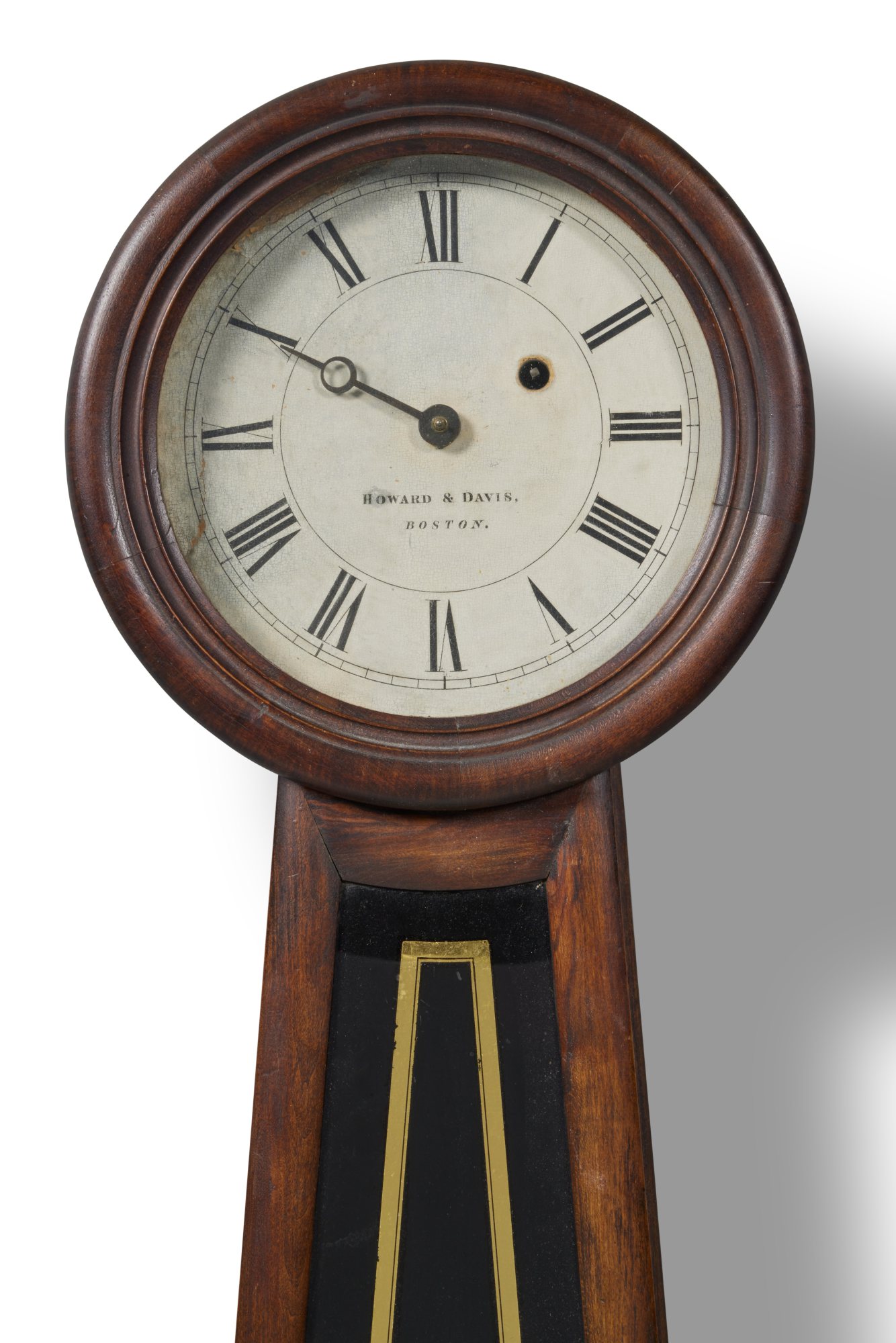 A Classical Églomisé and Rosewood Patent Timepiece Model No. 4, Howard ...