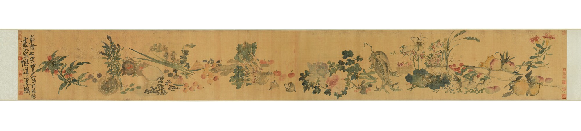 LI SHAN 1686-1762 | FLOWERS, FRUITS, FISH AND VEGETABLES | Important ...