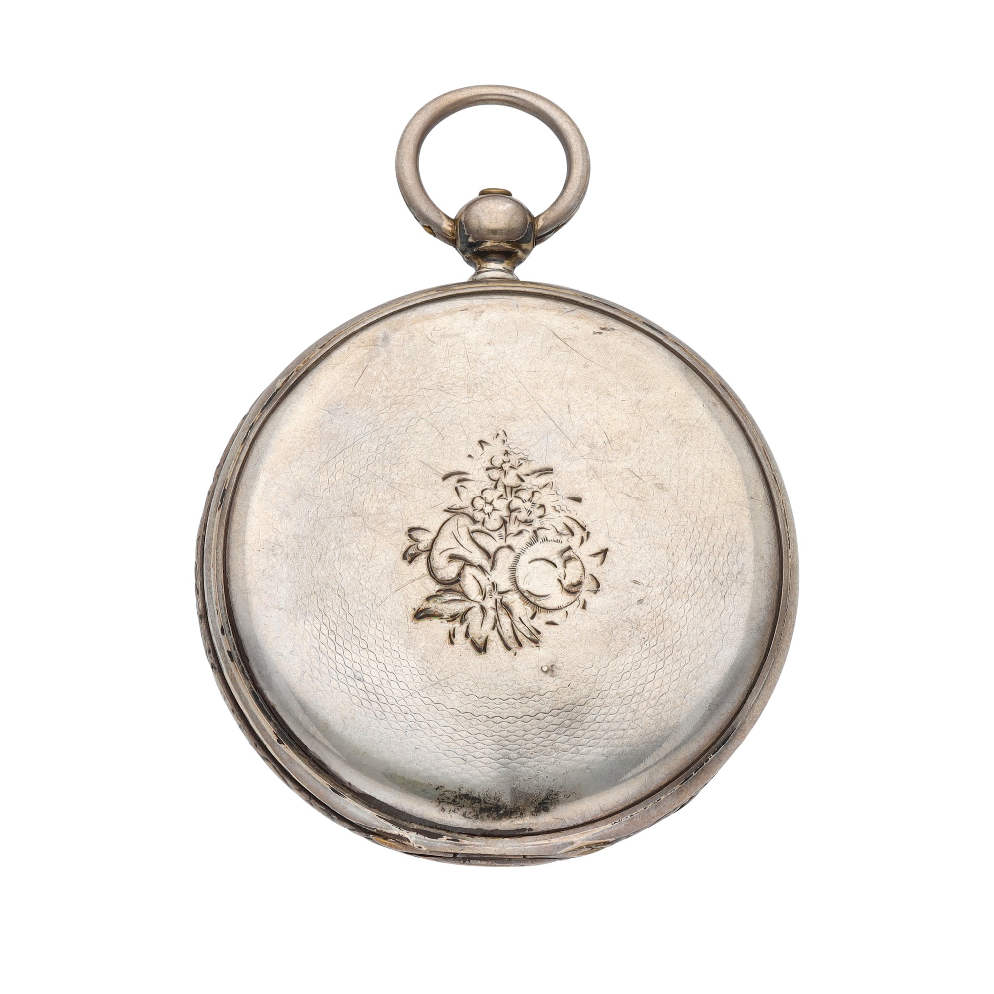 A Bailey Banks & Biddle pendant watch with a silver converted ...