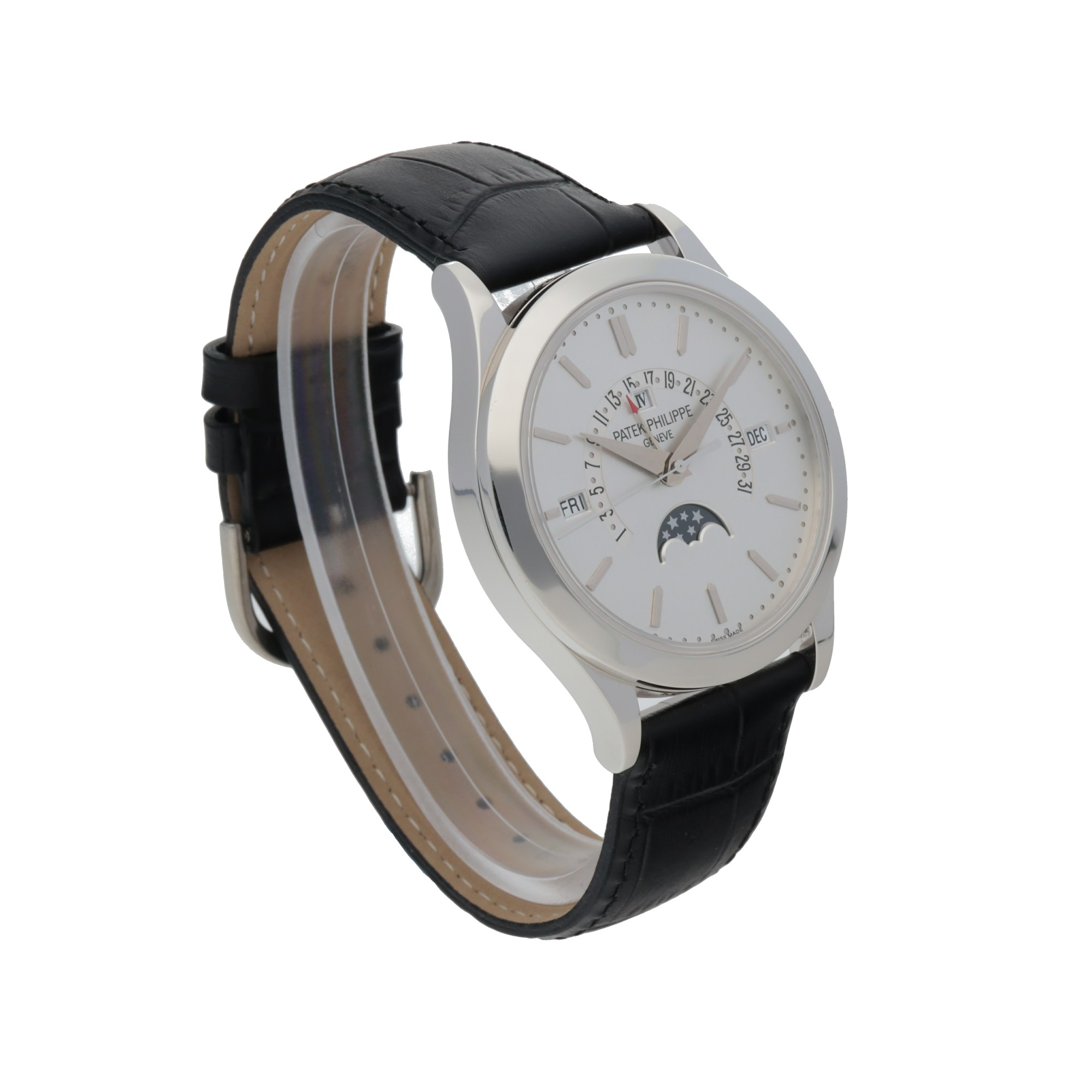 PATEK PHILIPPE | REF 5496 PLATINUM PERPETUAL CALENDAR WRISTWATCH WITH ...
