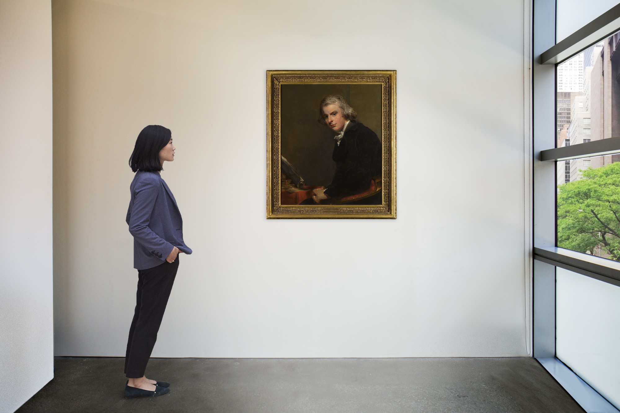 Portrait of Samuel Rose (1767-1804), seated, half-length, at his ...