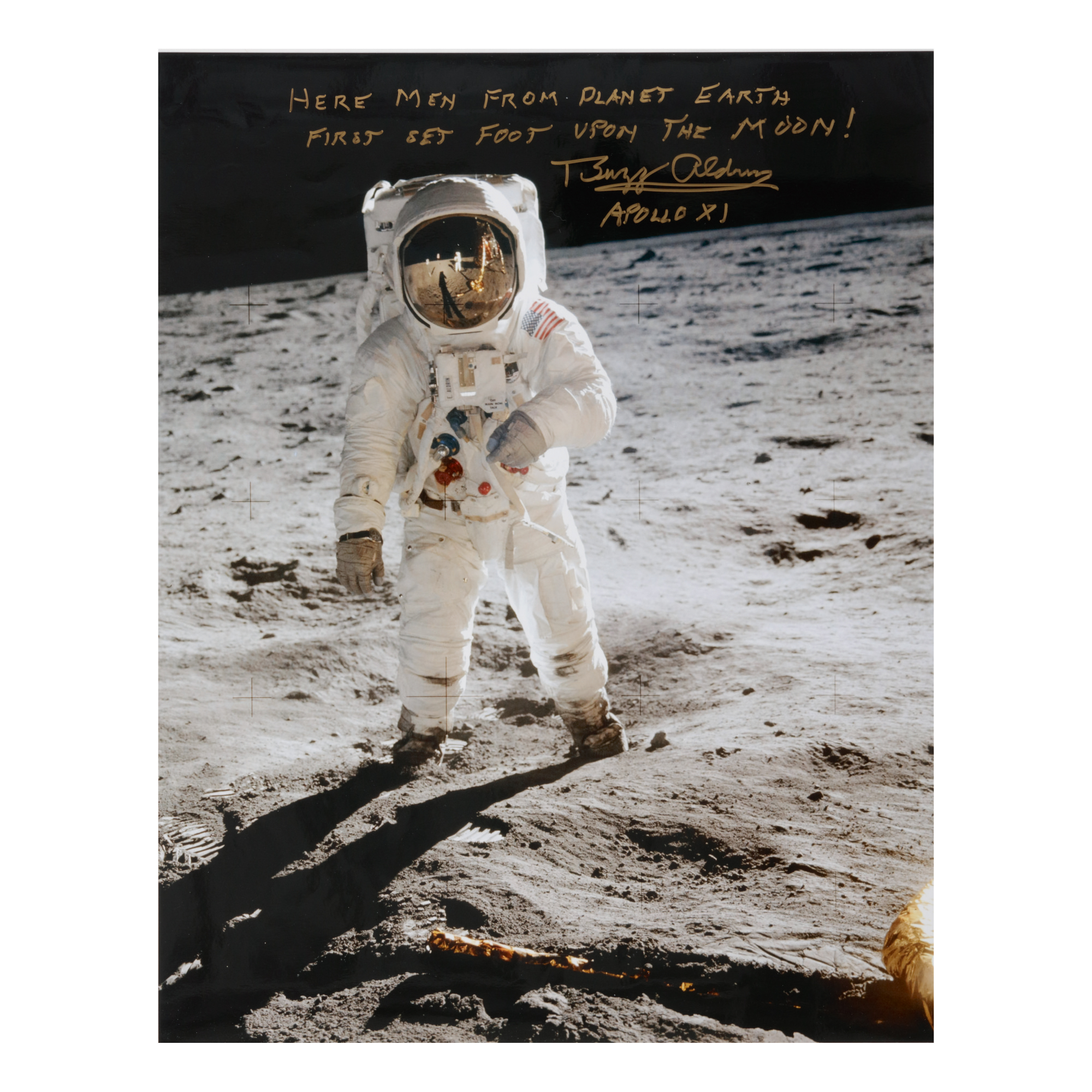 [apollo 11] Buzz Aldrin At Tranquility Base Large Color Photograph