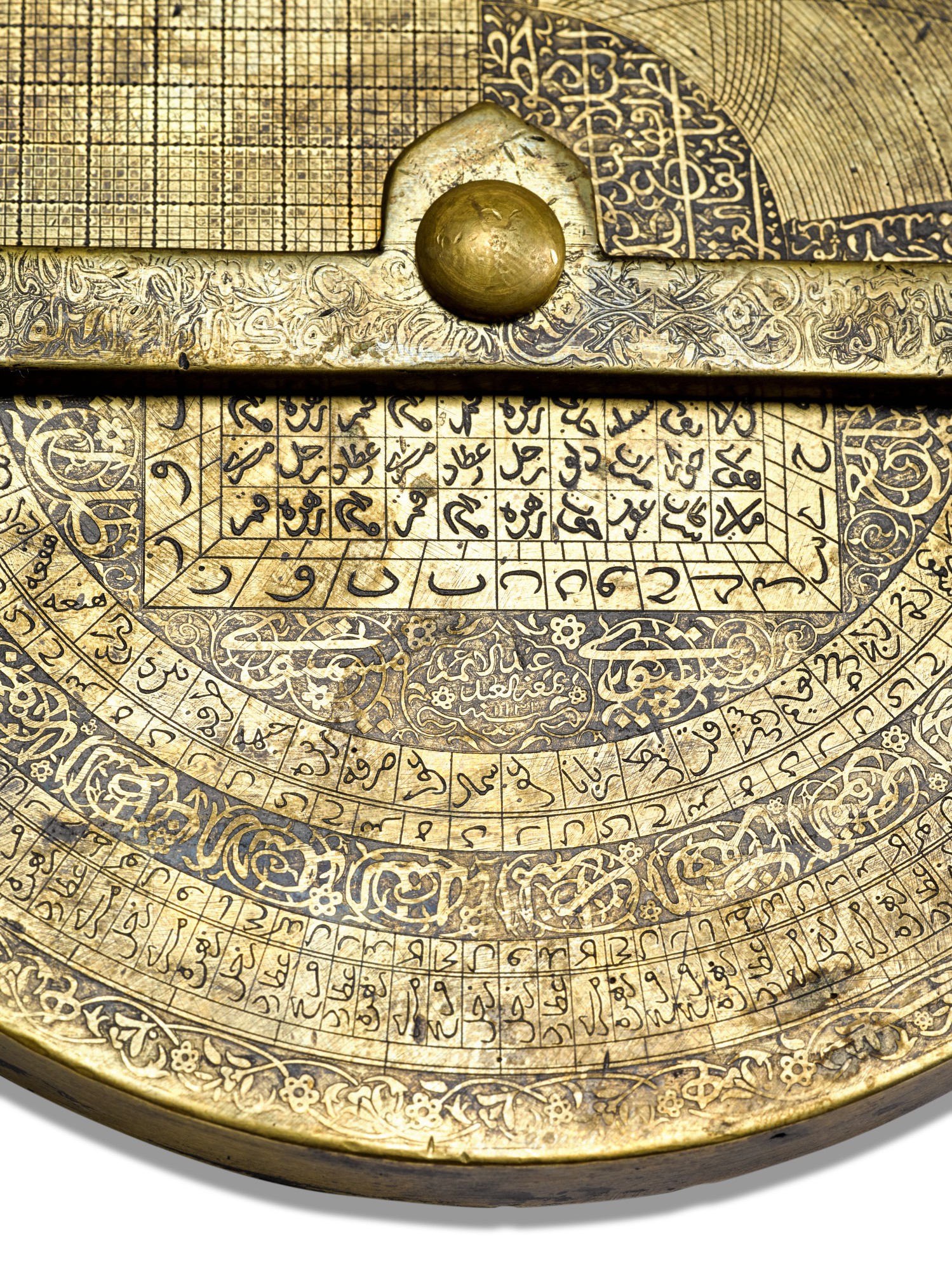 A fine Safavid brass astrolabe, signed by 'Abd al-A'immah, Persia ...