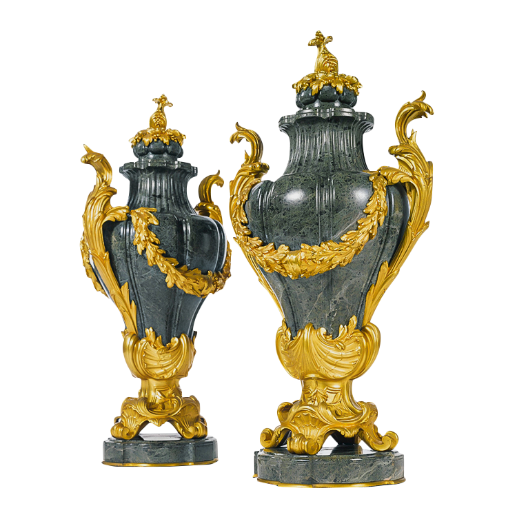 Ferdinand Barbedienne Antique French Louis XV Style Gilt Bronze And ...