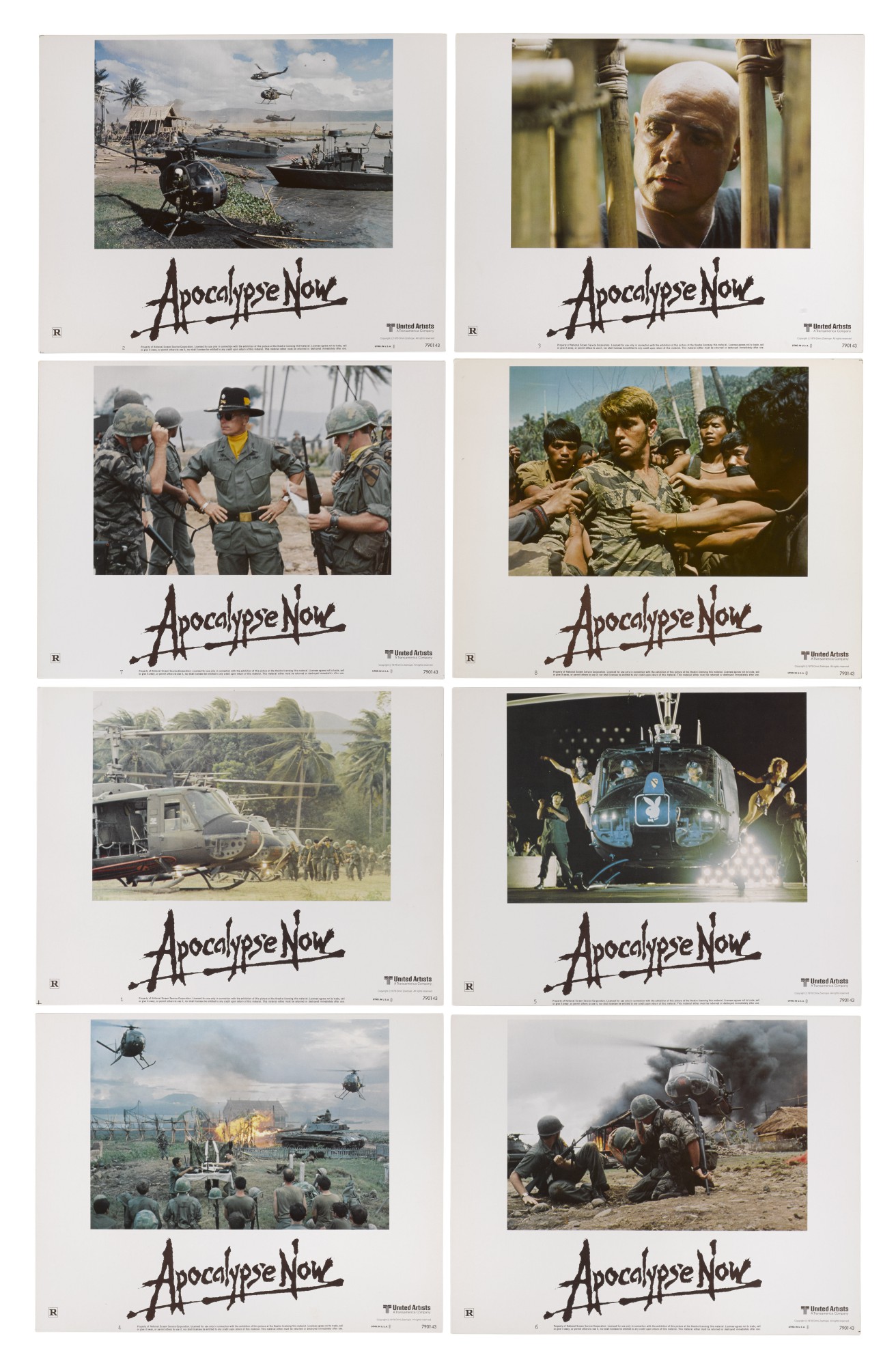 Apocalypse Now (1979), poster and set of 8 lobby cards, US | Original ...