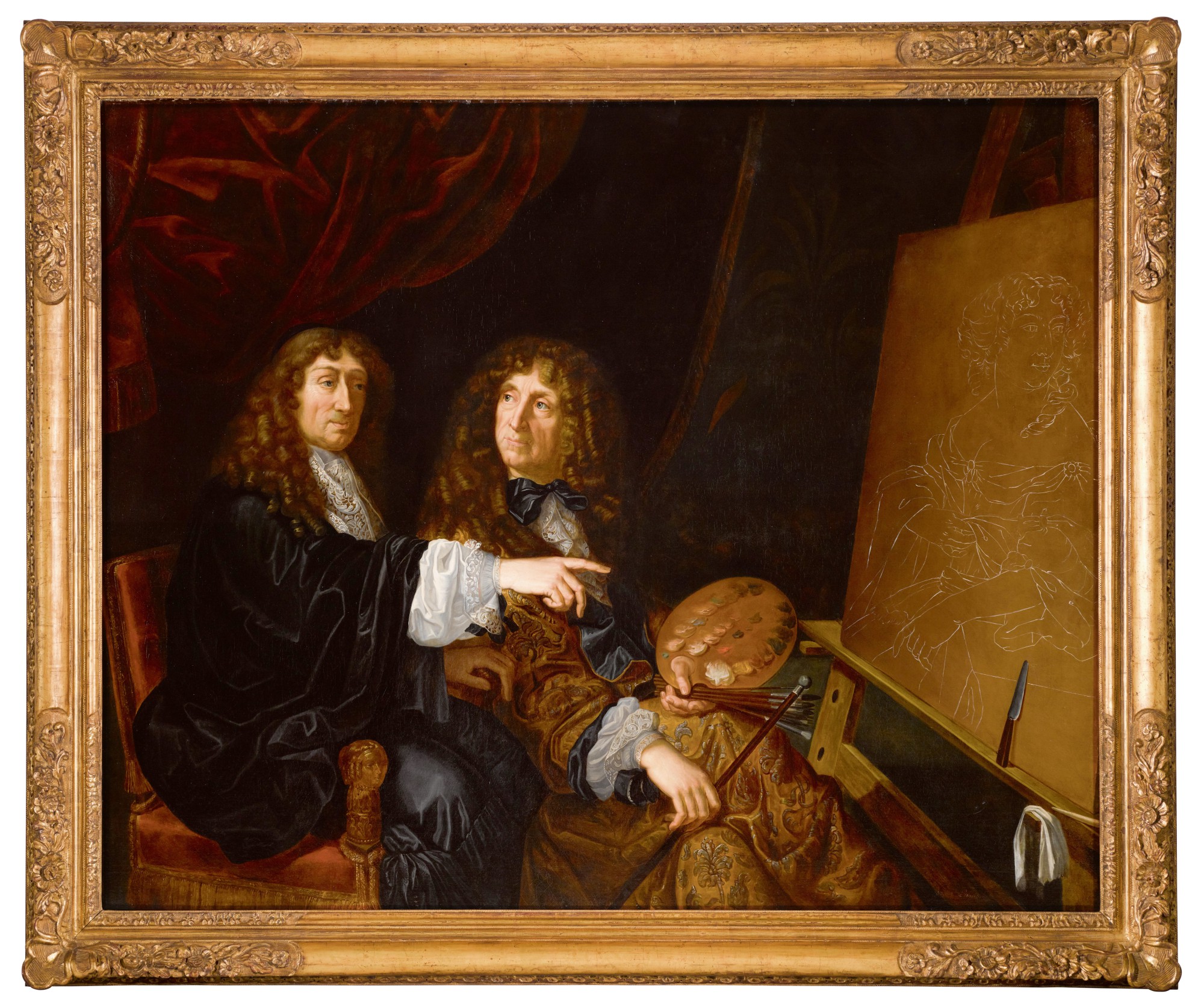Double portrait of Henri and Charles Beaubrun | Old Master Paintings ...